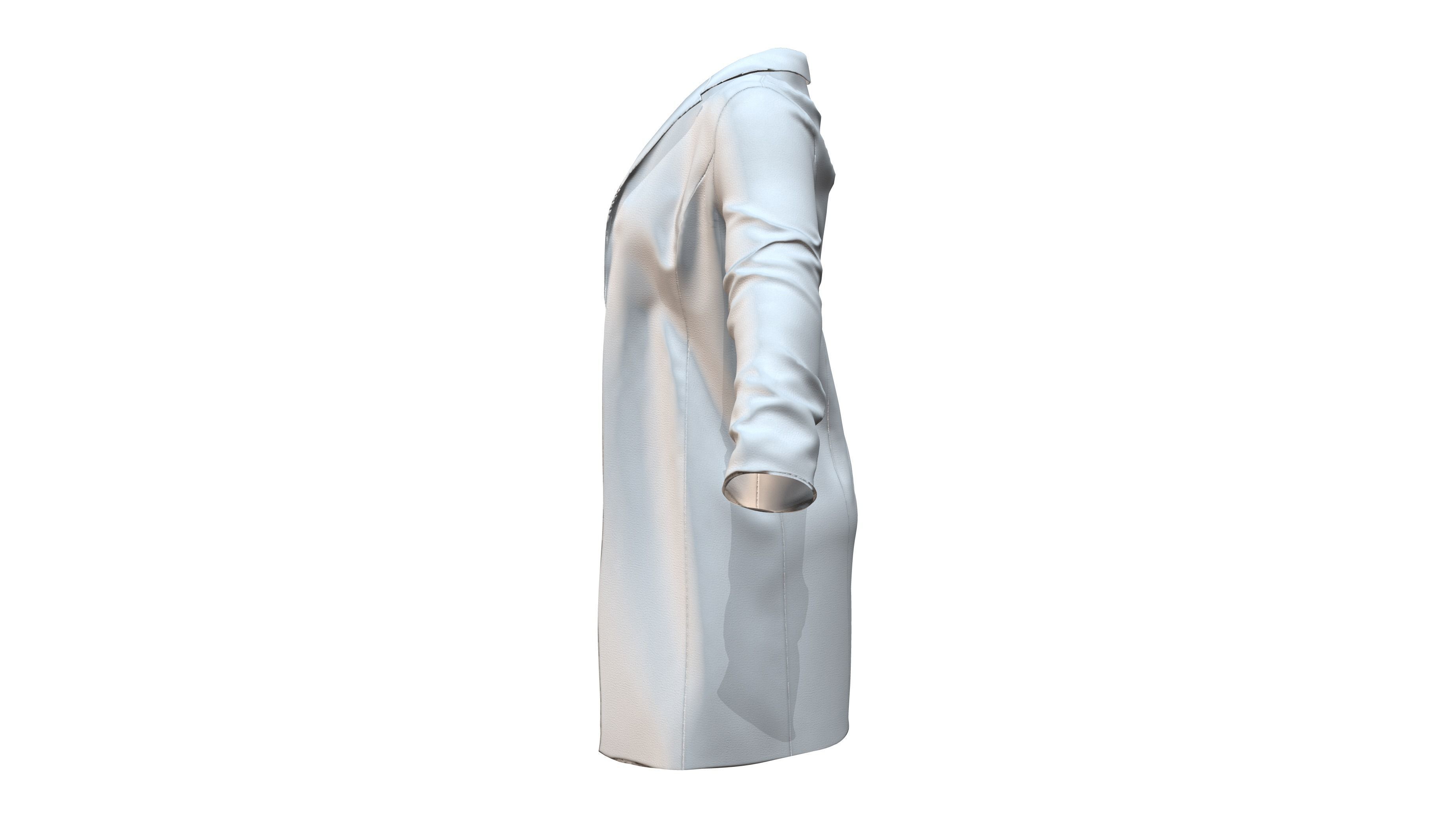 3D model Women Lab Coat VR / AR / low-poly | CGTrader