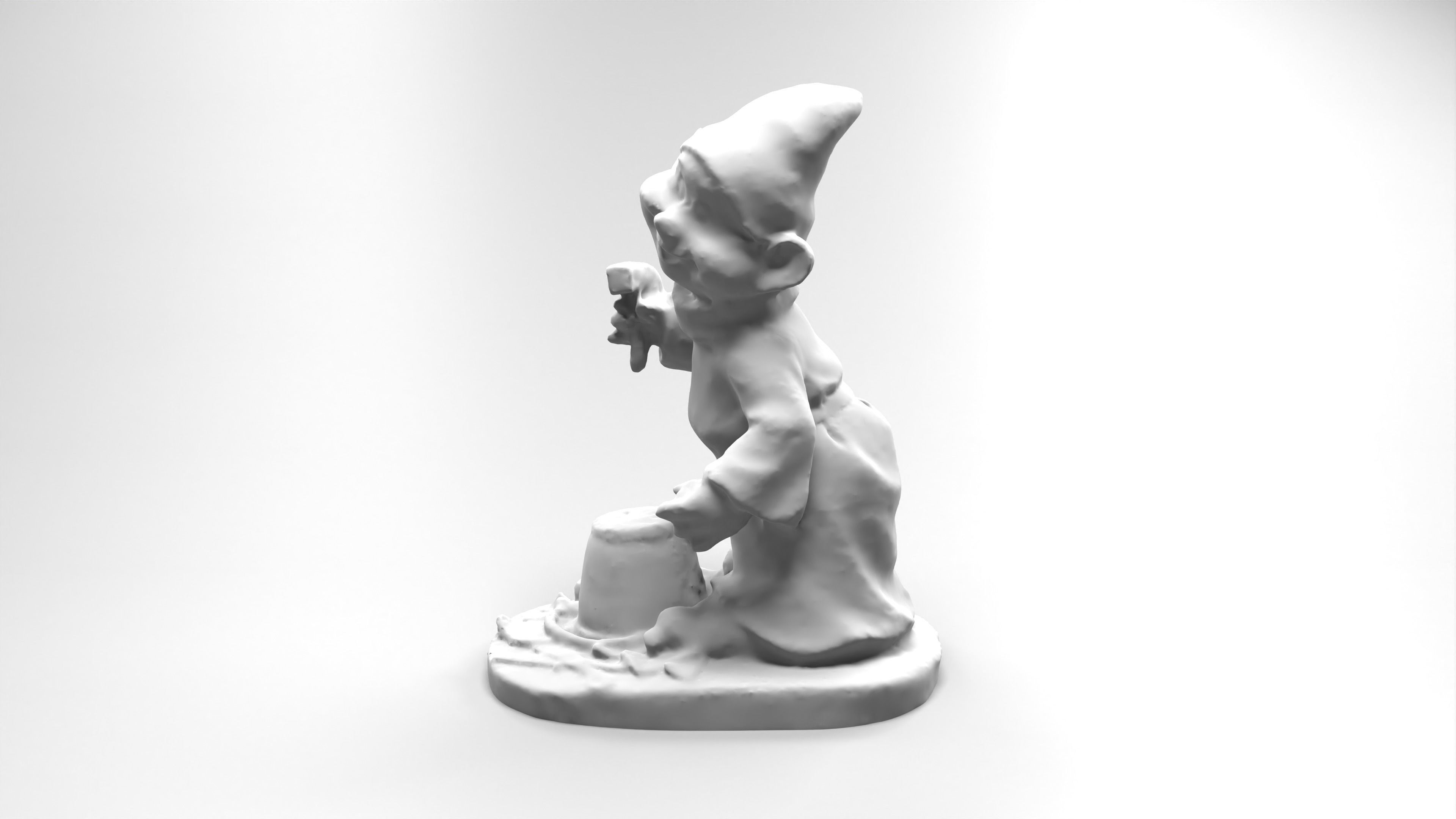 Stylized Character Gnome 01 HP Photoscan 3D model | CGTrader