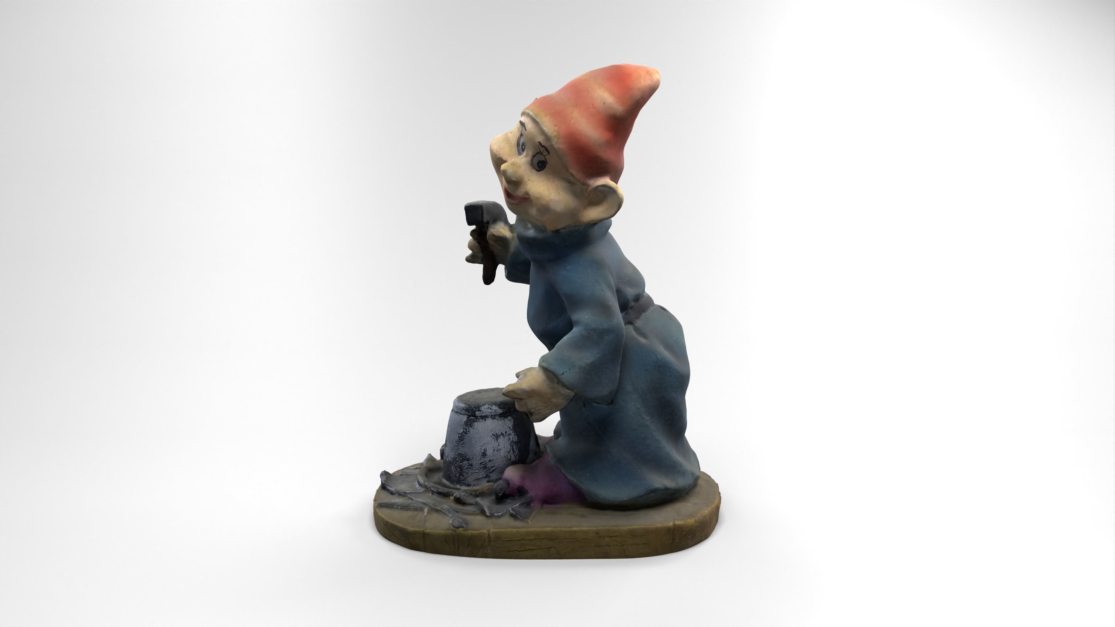 Stylized Character Gnome 01 HP Photoscan 3D model | CGTrader