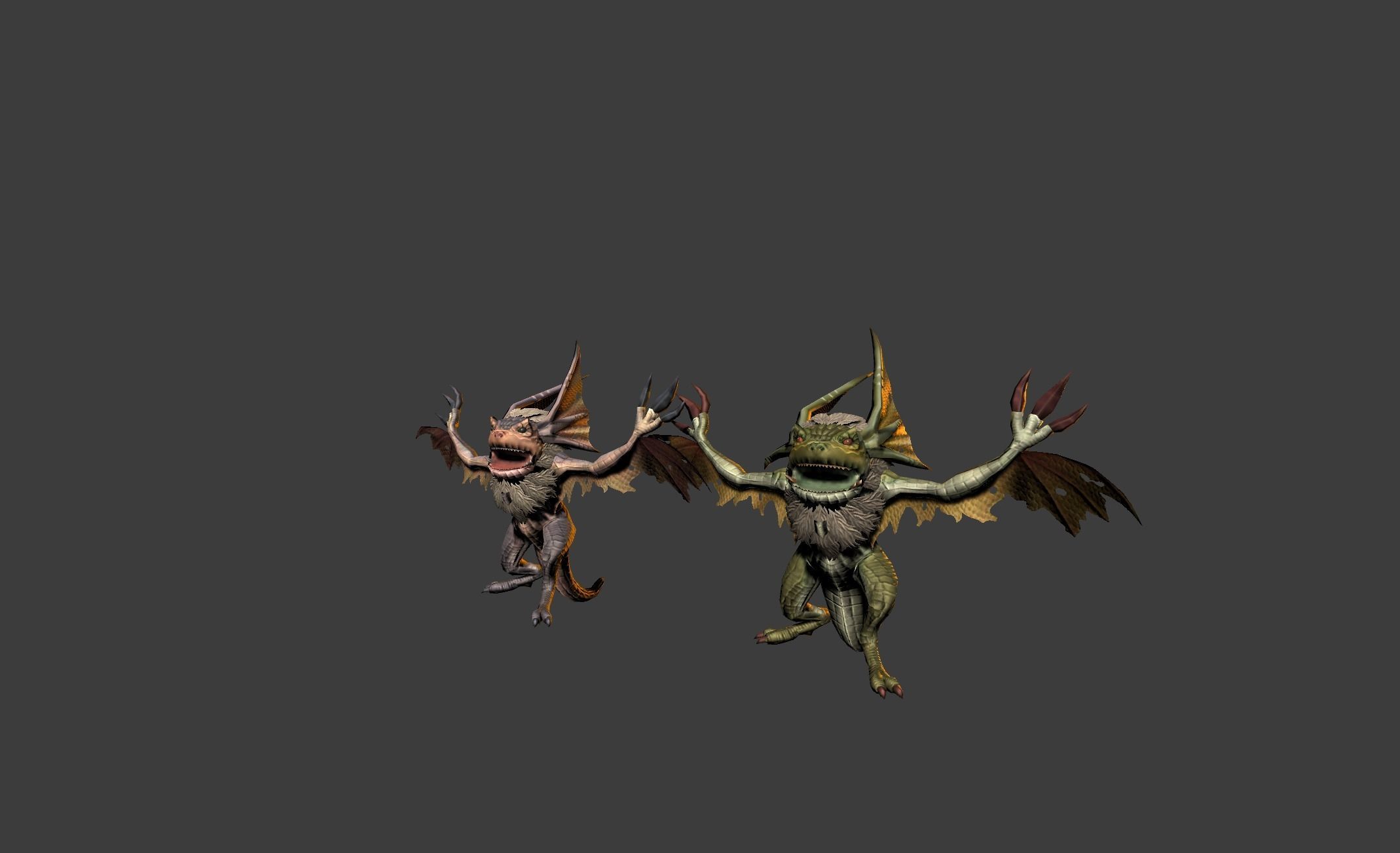 3D model Bat Lizard Demon Mutant VR / AR / low-poly | CGTrader