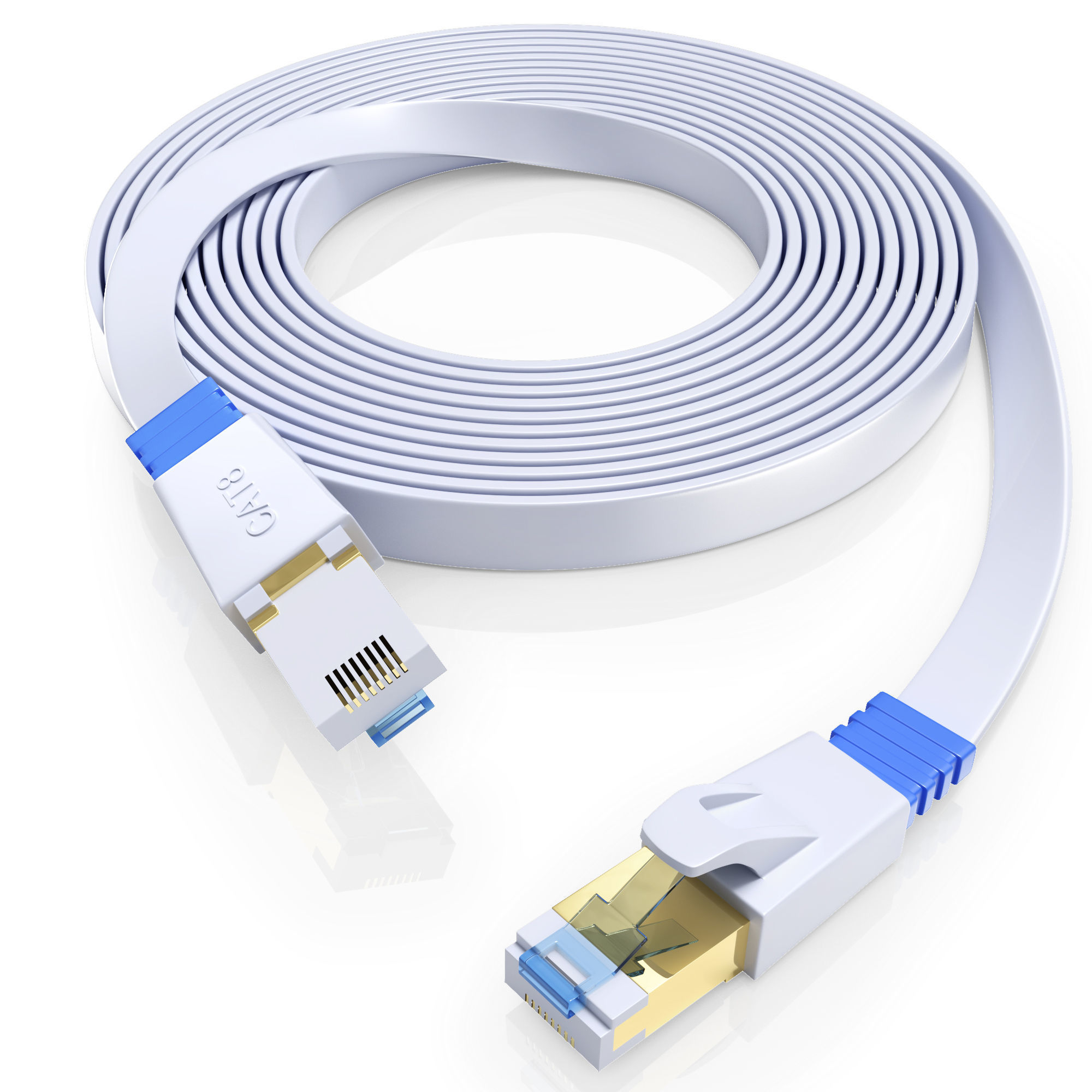 Ethernet flat cable bundle RJ-45 Plug 3D model 3D model | CGTrader