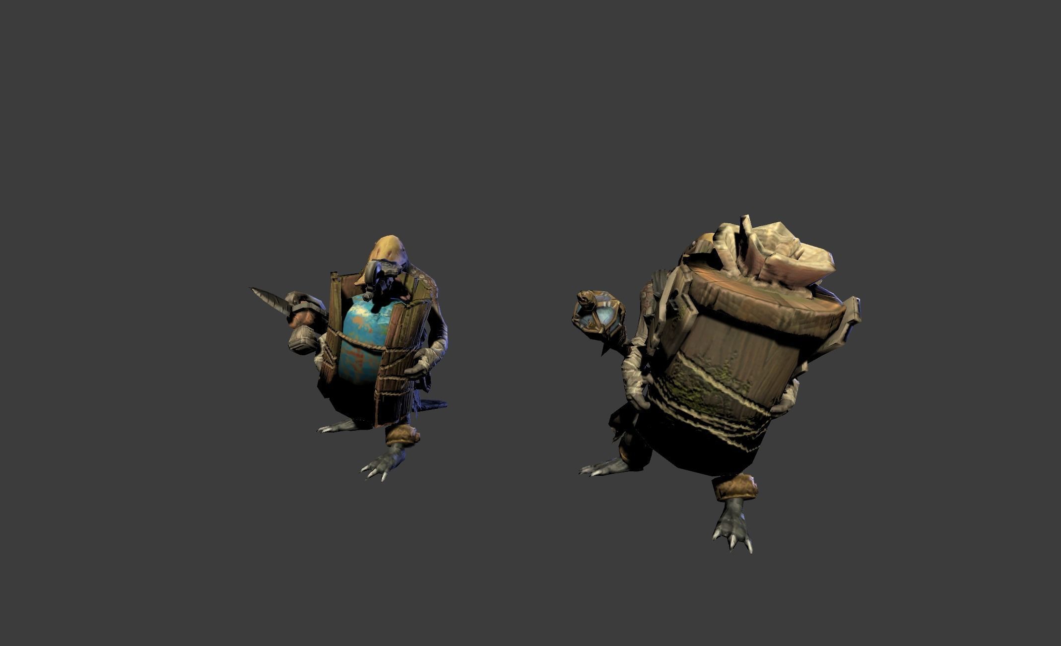 3D model Duck Worker Mutant Alien VR / AR / low-poly | CGTrader