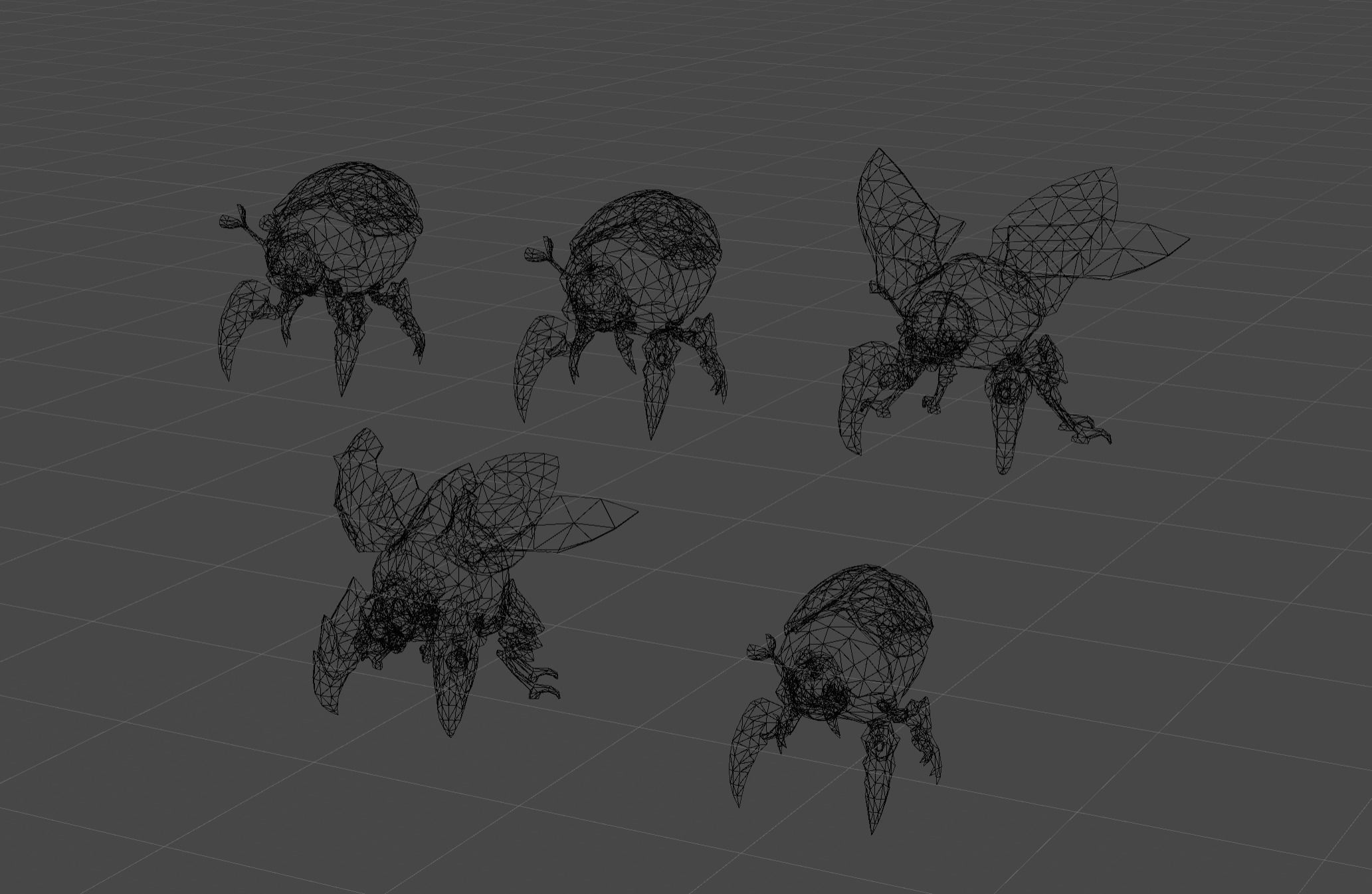 3D model Beetle Creature Bug Mutant VR / AR / low-poly | CGTrader