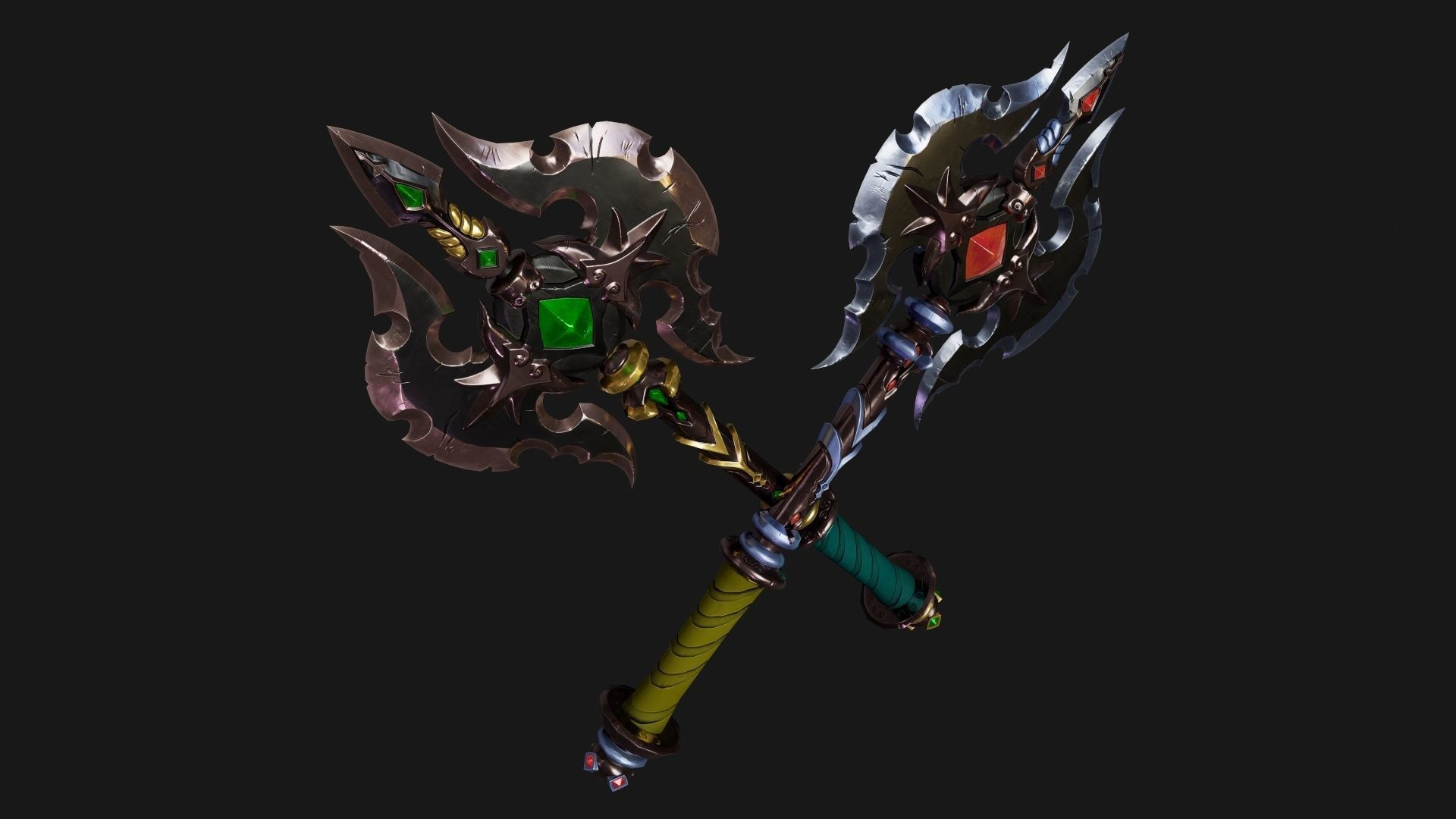 3D model Barbarian Labrys VR / AR / low-poly | CGTrader