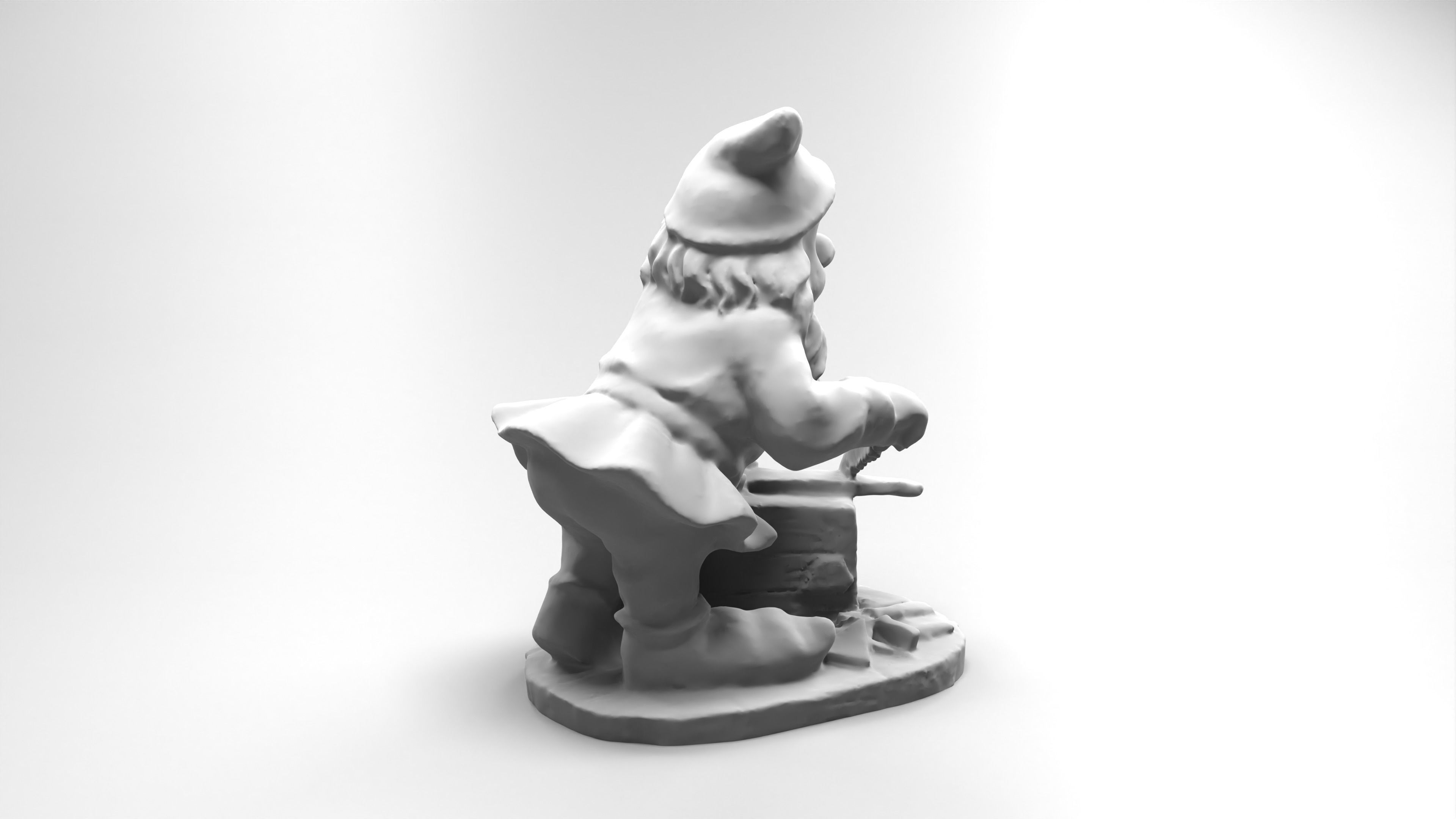 Stylized Character Gnome 02 HP Photoscan 3D model | CGTrader
