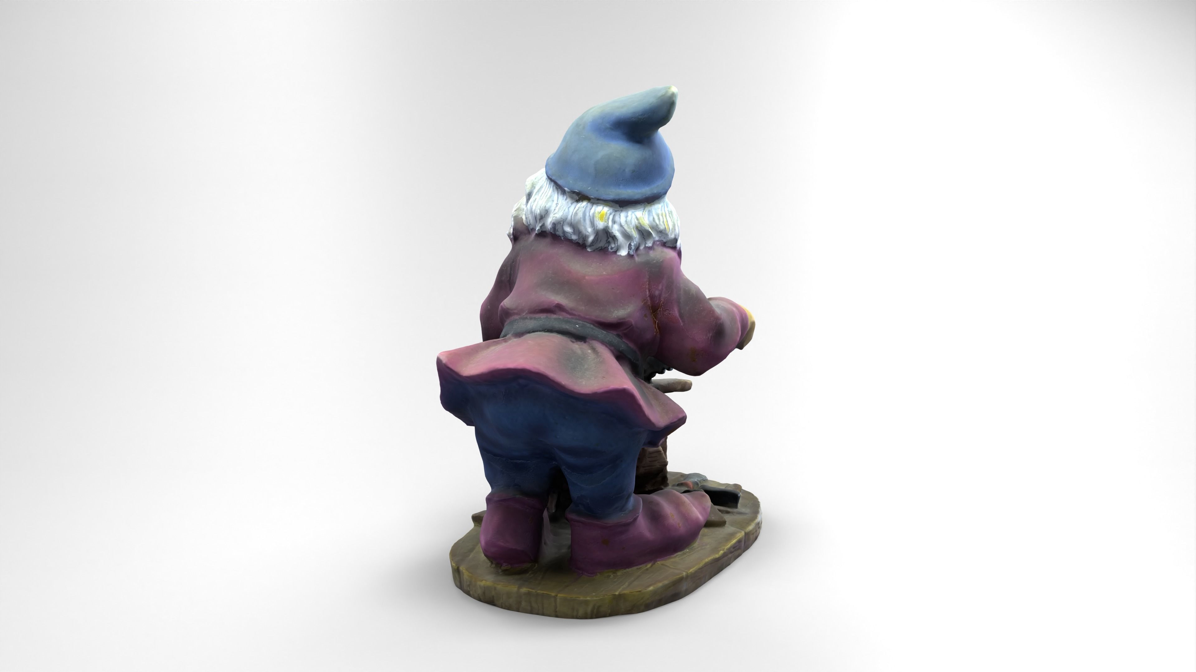 Stylized Character Gnome 02 HP Photoscan 3D model | CGTrader
