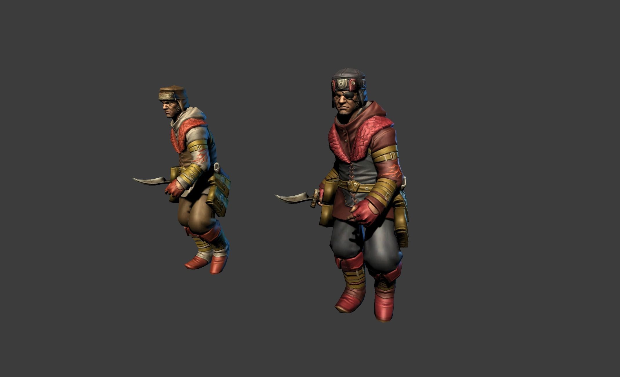 3D model Soldier Male Dagger VR / AR / low-poly | CGTrader