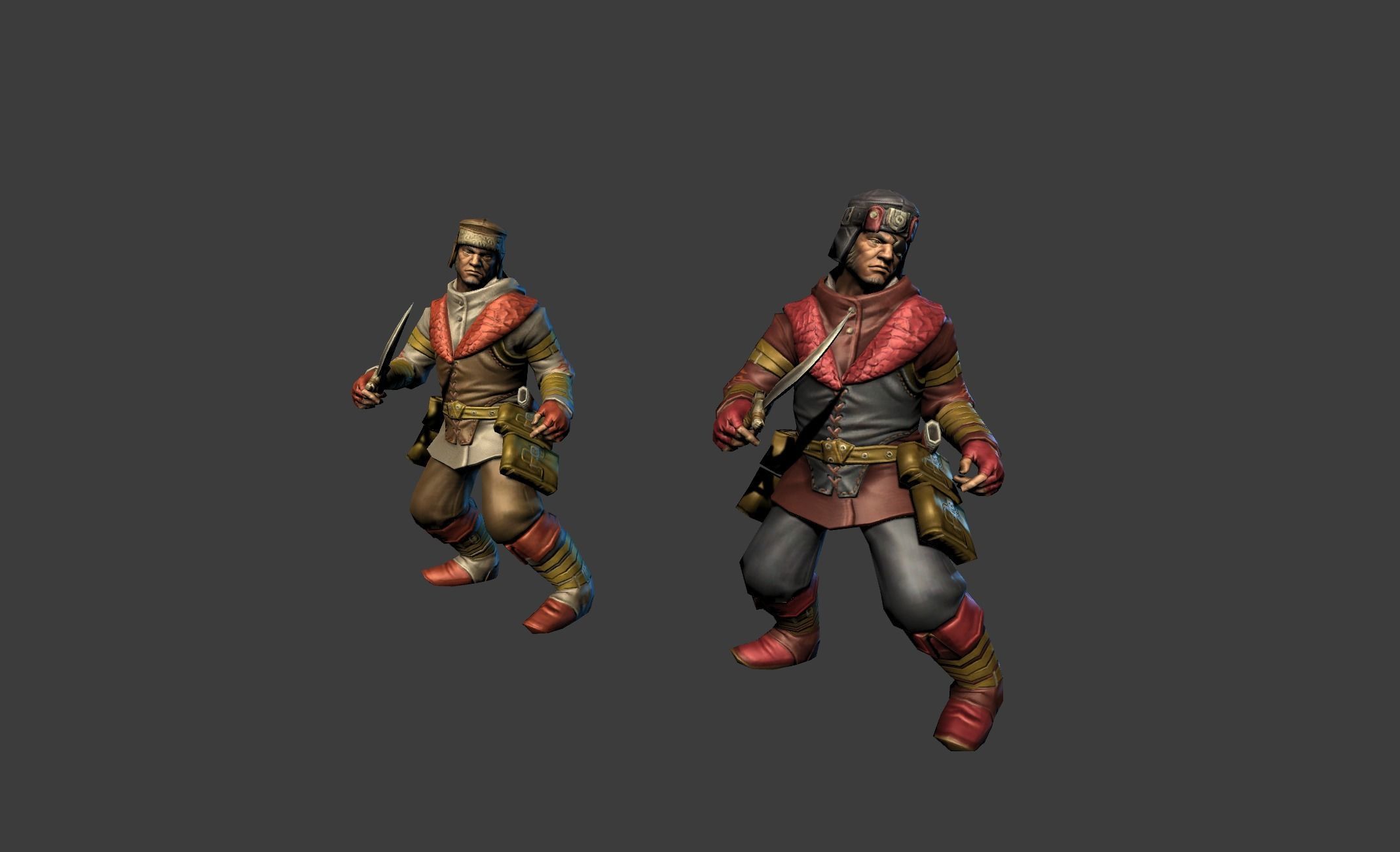 3D model Soldier Male Dagger VR / AR / low-poly | CGTrader