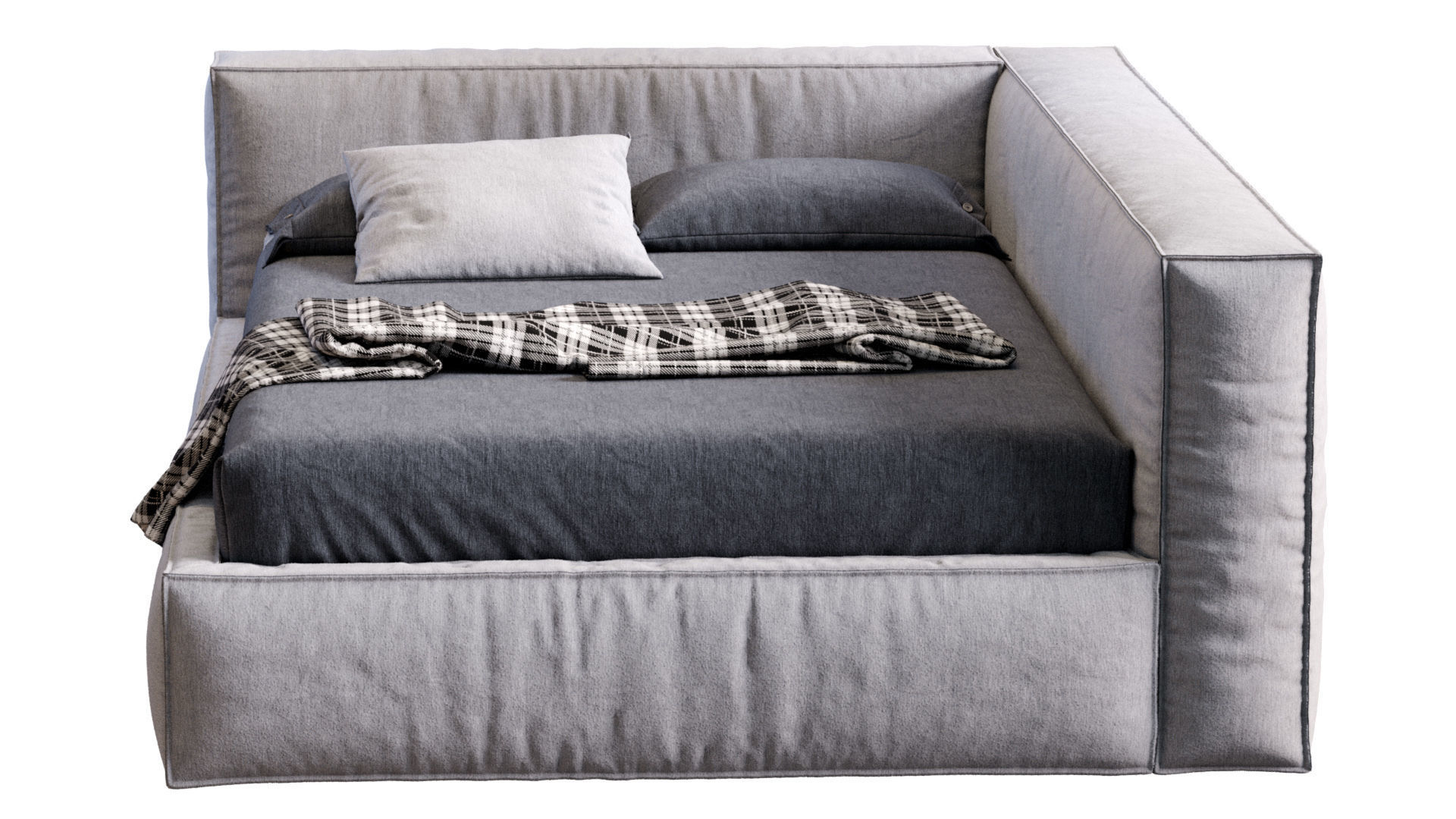 Boca Mini Bed 3D model | CGTrader