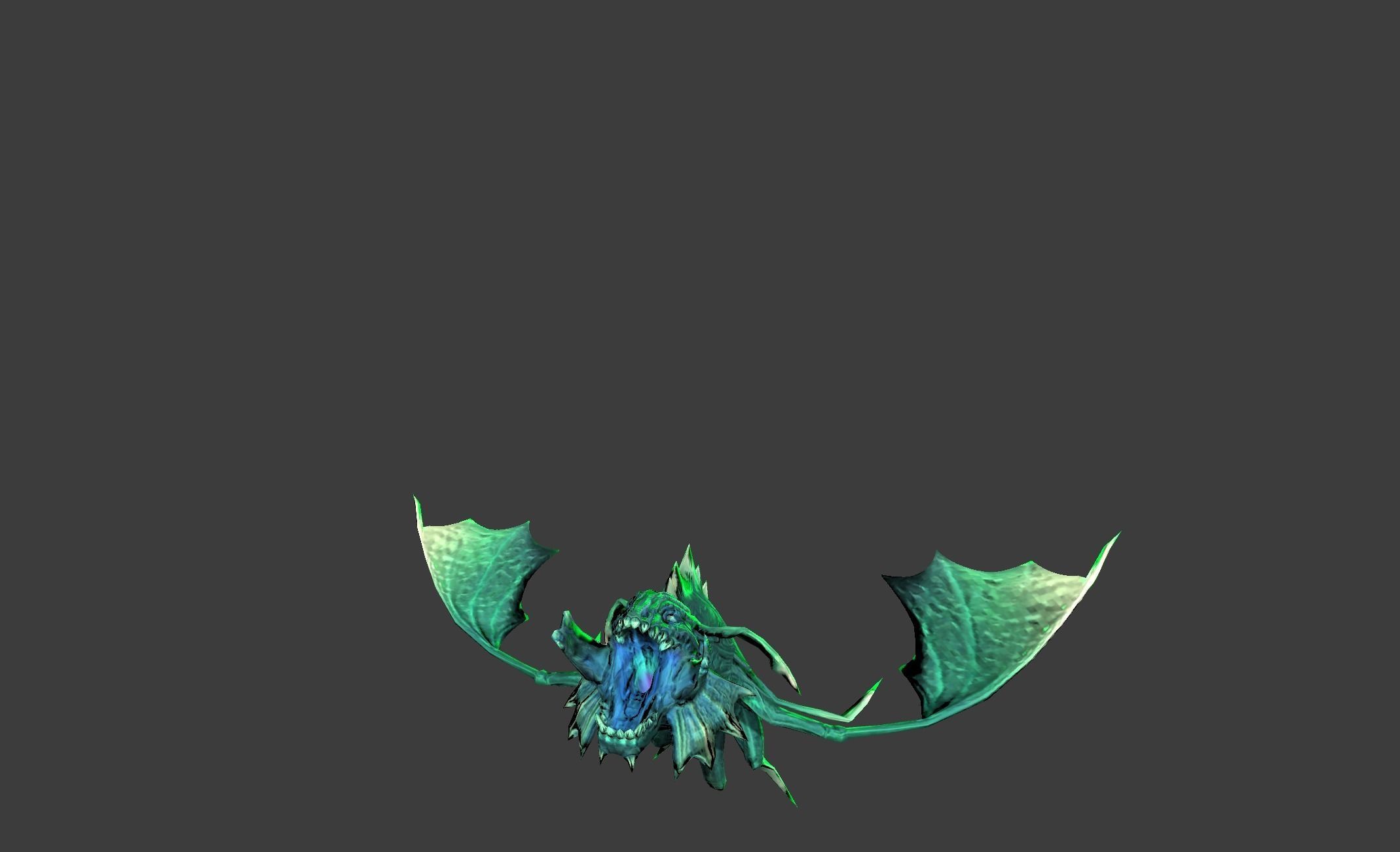 3D model Flying Lizard Mutant Bat VR / AR / low-poly | CGTrader