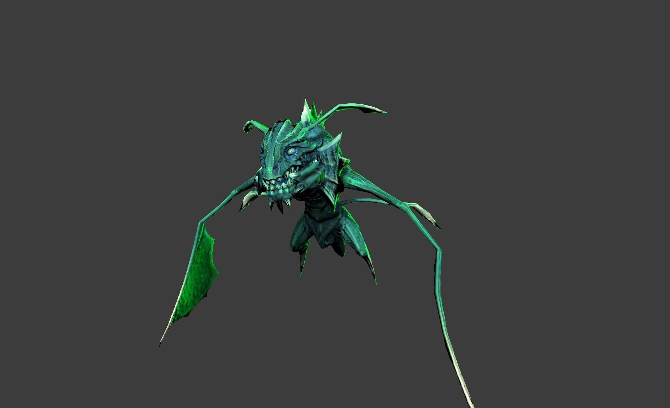 3D model Flying Lizard Mutant Bat VR / AR / low-poly | CGTrader