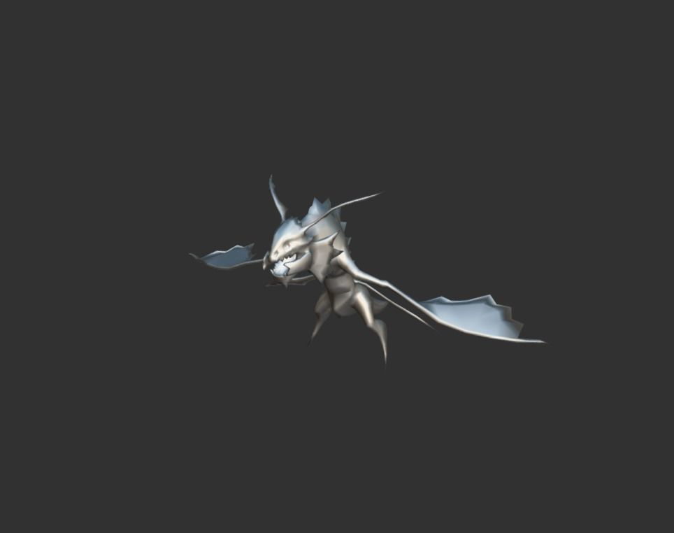 3D model Flying Lizard Mutant Bat VR / AR / low-poly | CGTrader
