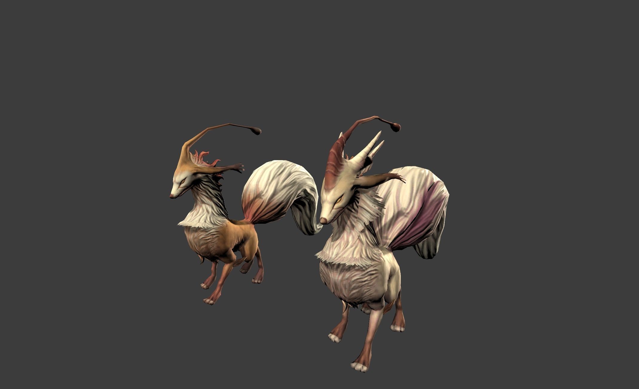 3D model Fox Beast Mutant VR / AR / low-poly | CGTrader