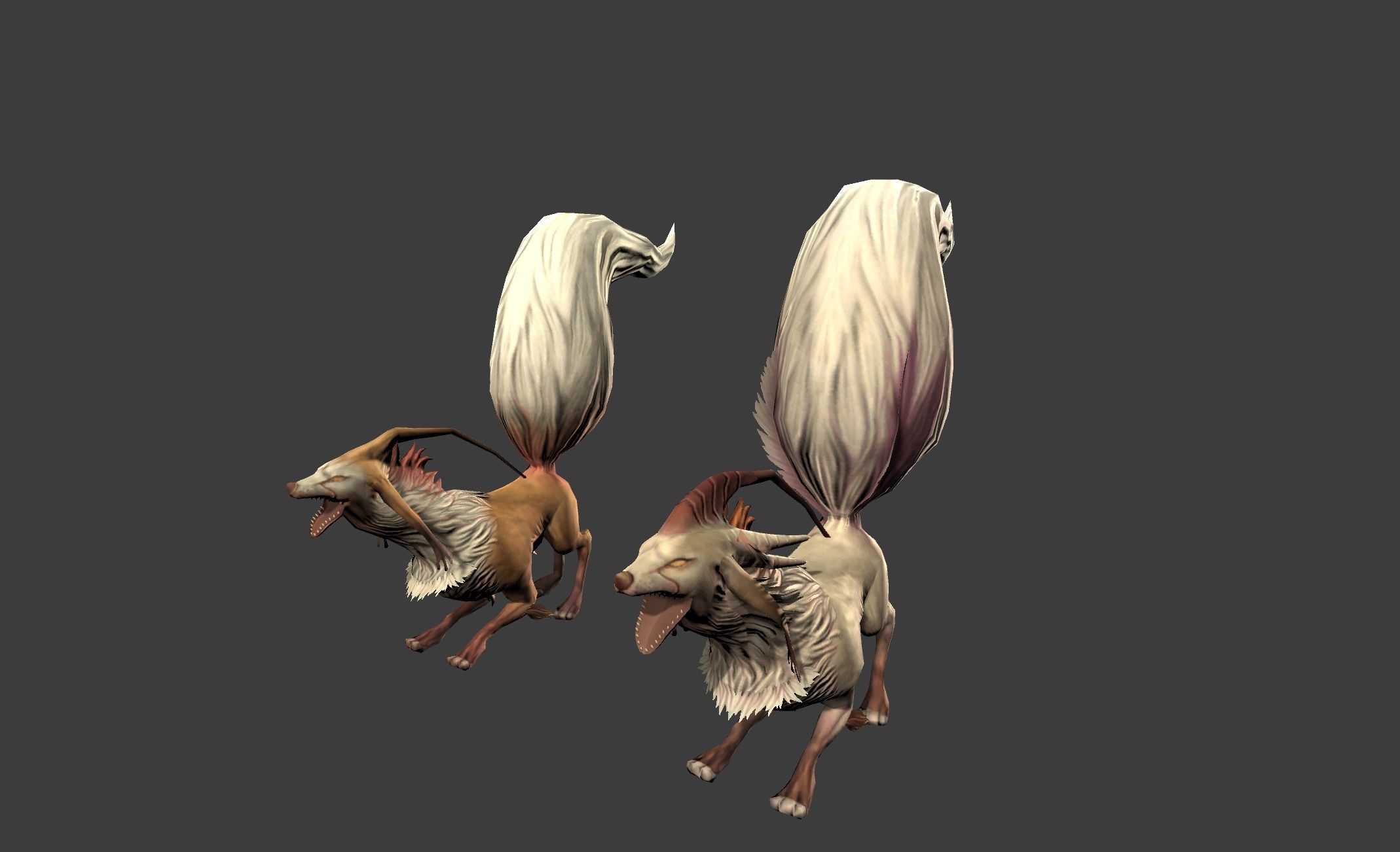 3D model Fox Beast Mutant VR / AR / low-poly | CGTrader