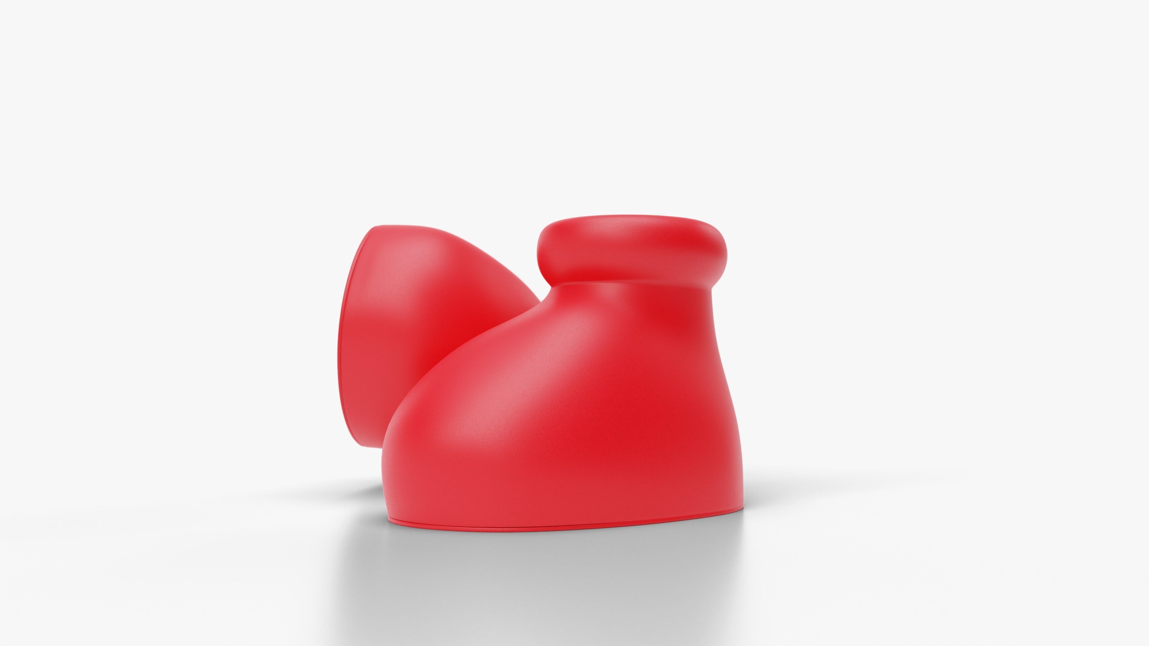 3D model BIG RED ASTROBOY BOOTS VR / AR / low-poly | CGTrader