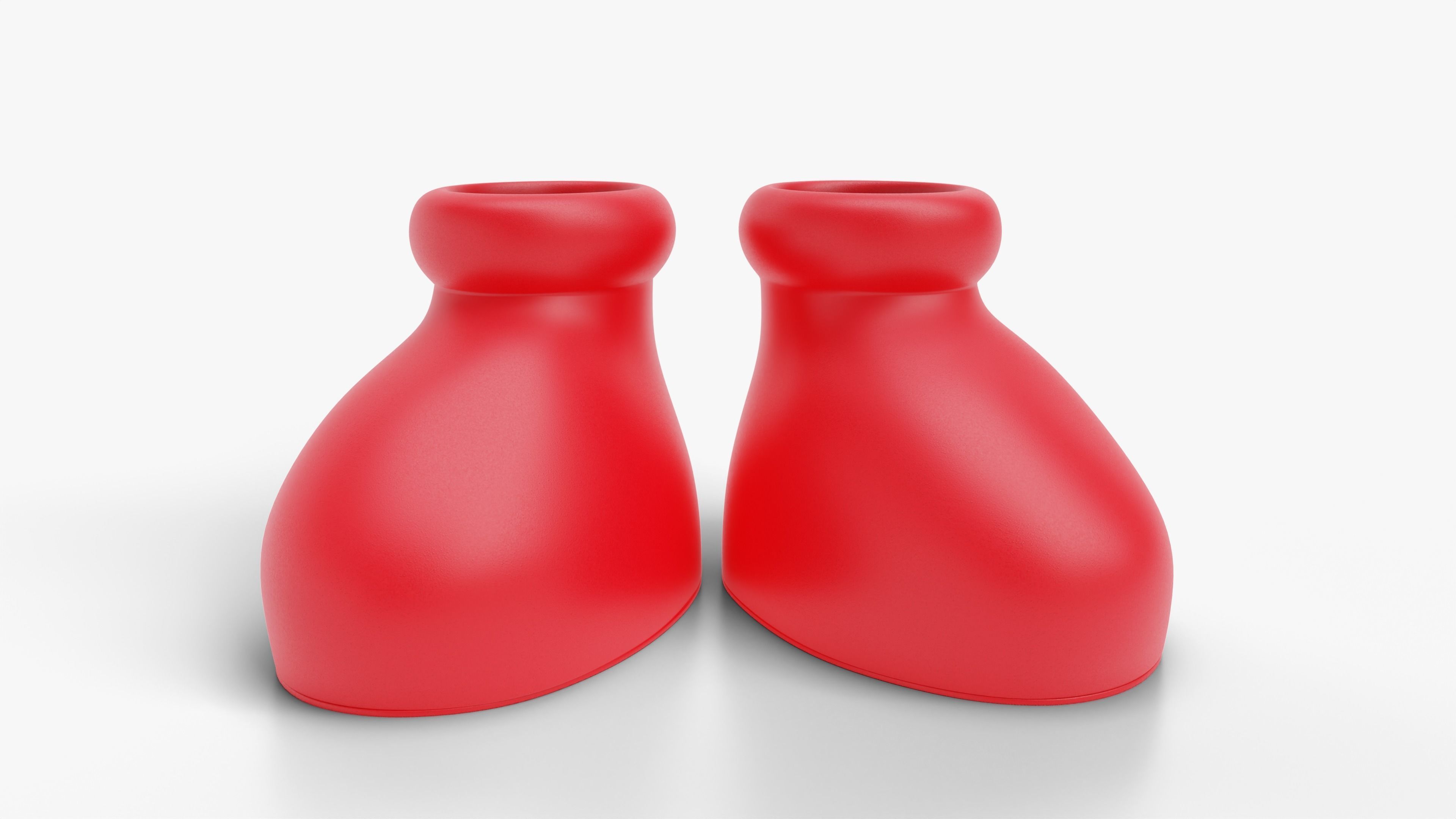 3D model BIG RED ASTROBOY BOOTS VR / AR / low-poly | CGTrader