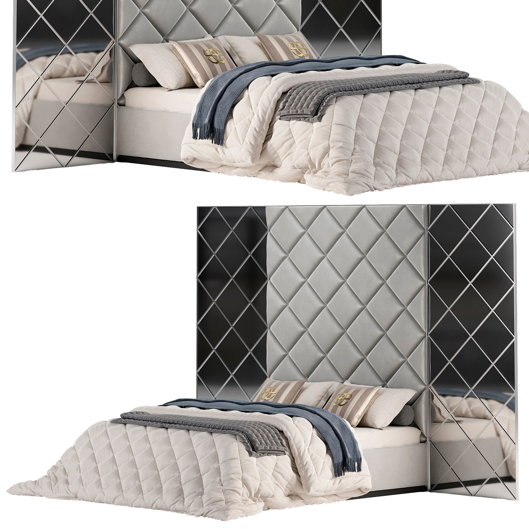 Viera Bed 3D model | CGTrader