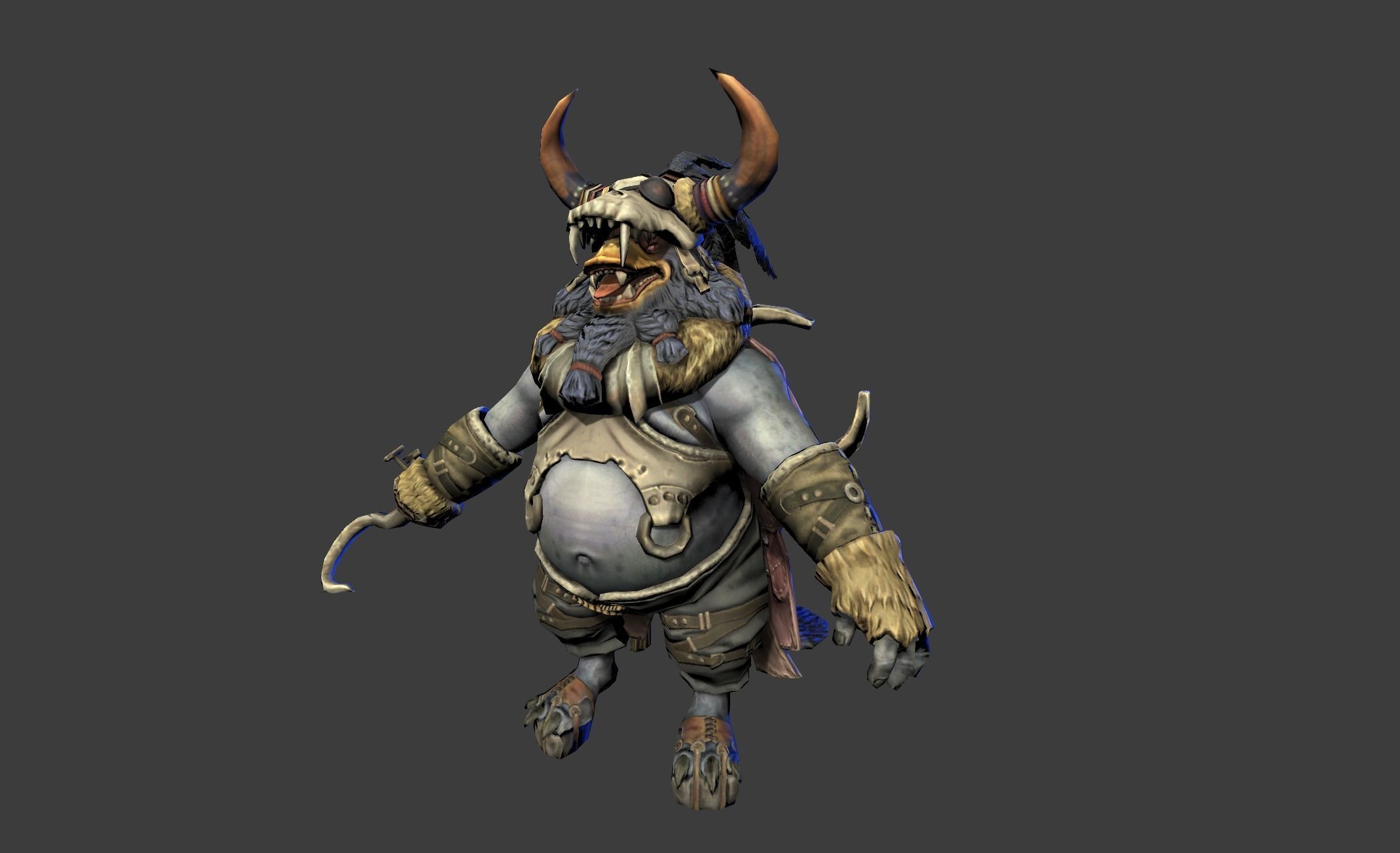 3D model Duck Fighter Beast Chief VR / AR / low-poly | CGTrader