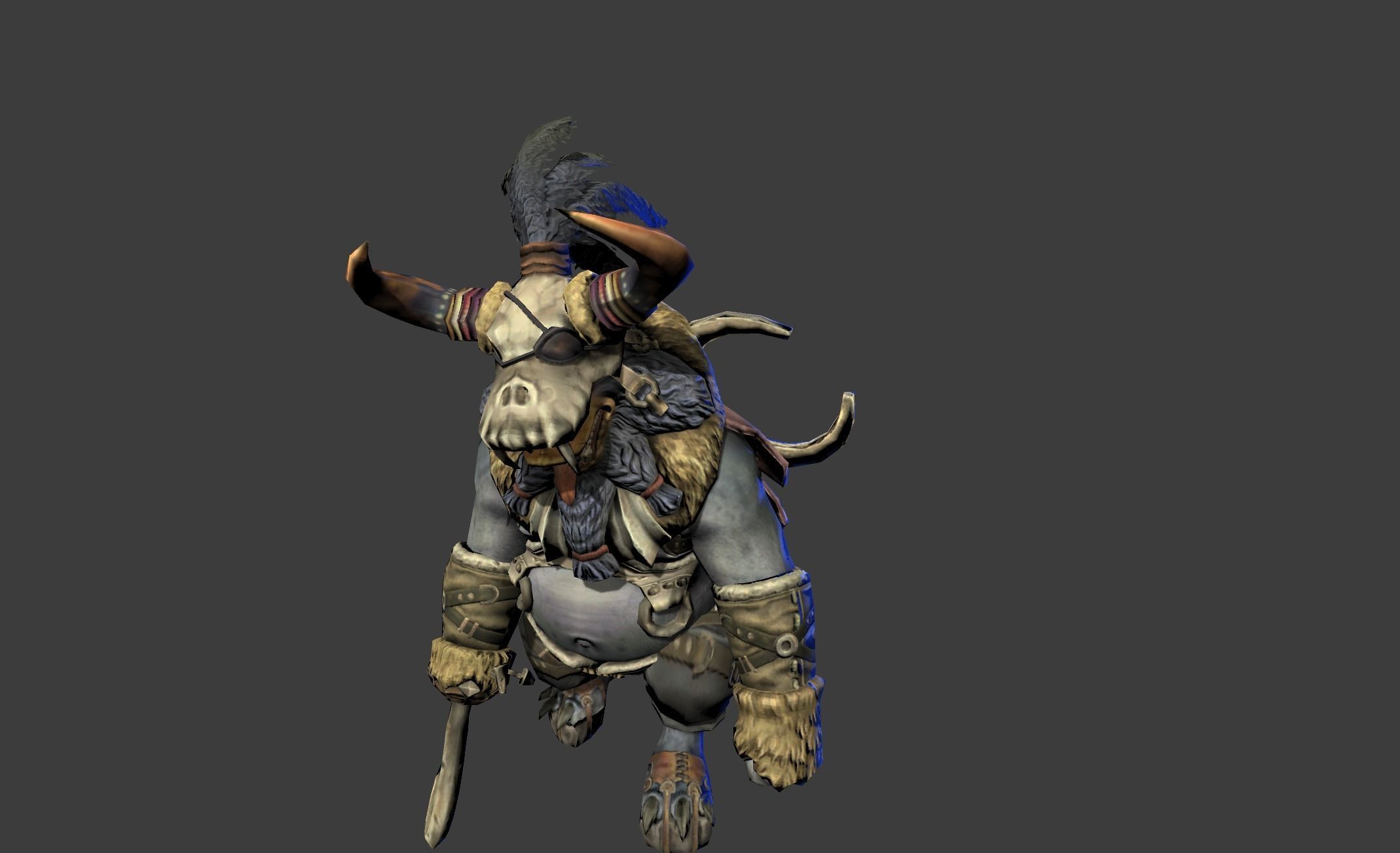 3D model Duck Fighter Beast Chief VR / AR / low-poly | CGTrader