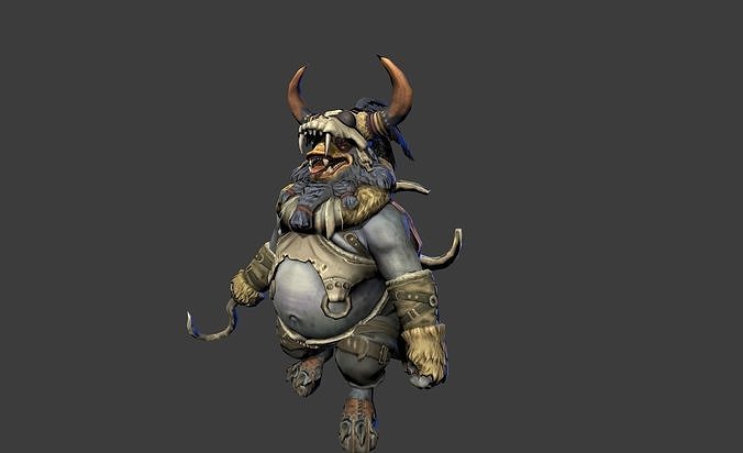 3D model Duck Fighter Beast Chief VR / AR / low-poly | CGTrader