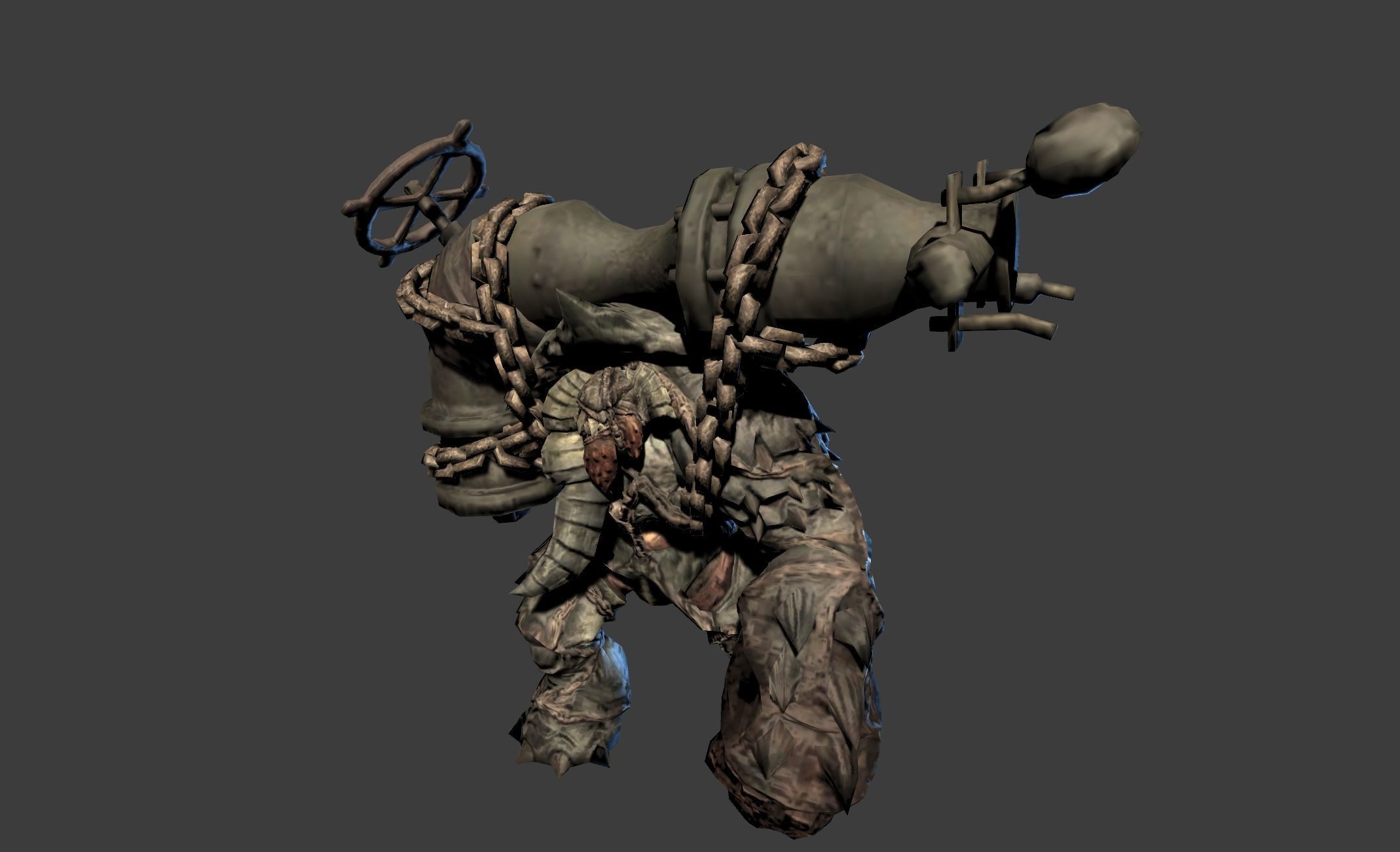 3D model Demon Giant Mutant Alien Fighter VR / AR / low-poly | CGTrader