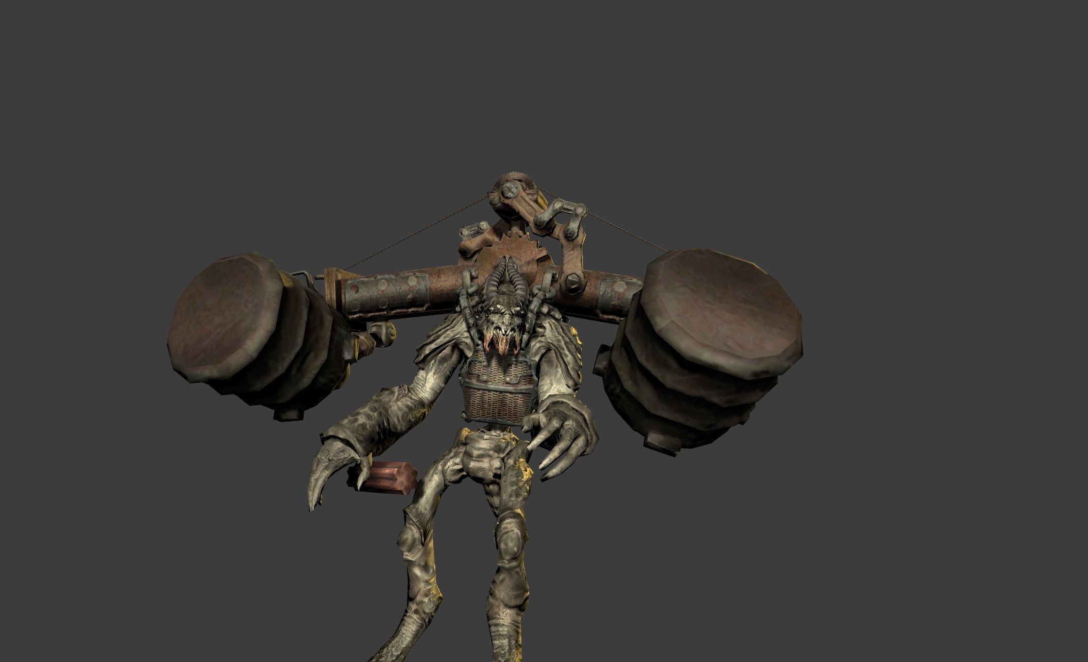 3D model Demon Giant Mutant Fighter VR / AR / low-poly | CGTrader