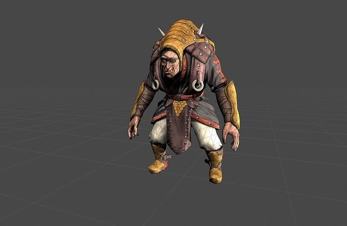 3D model One Eye Villain Mutant VR / AR / low-poly | CGTrader