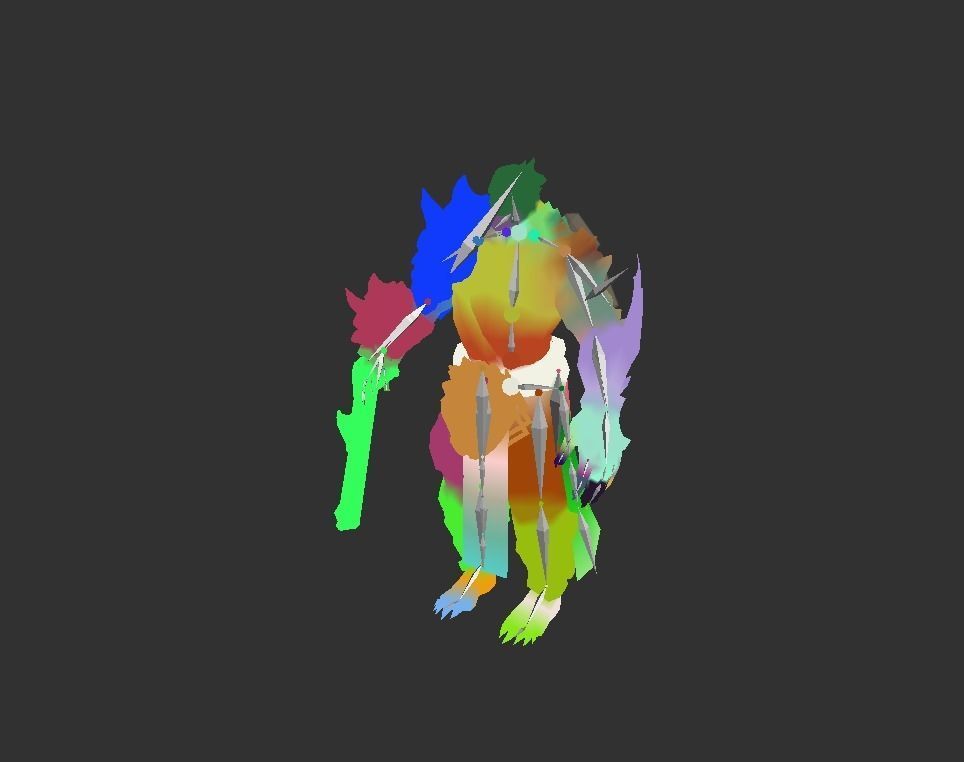 3D model Demon Mutant Fighter VR / AR / low-poly | CGTrader