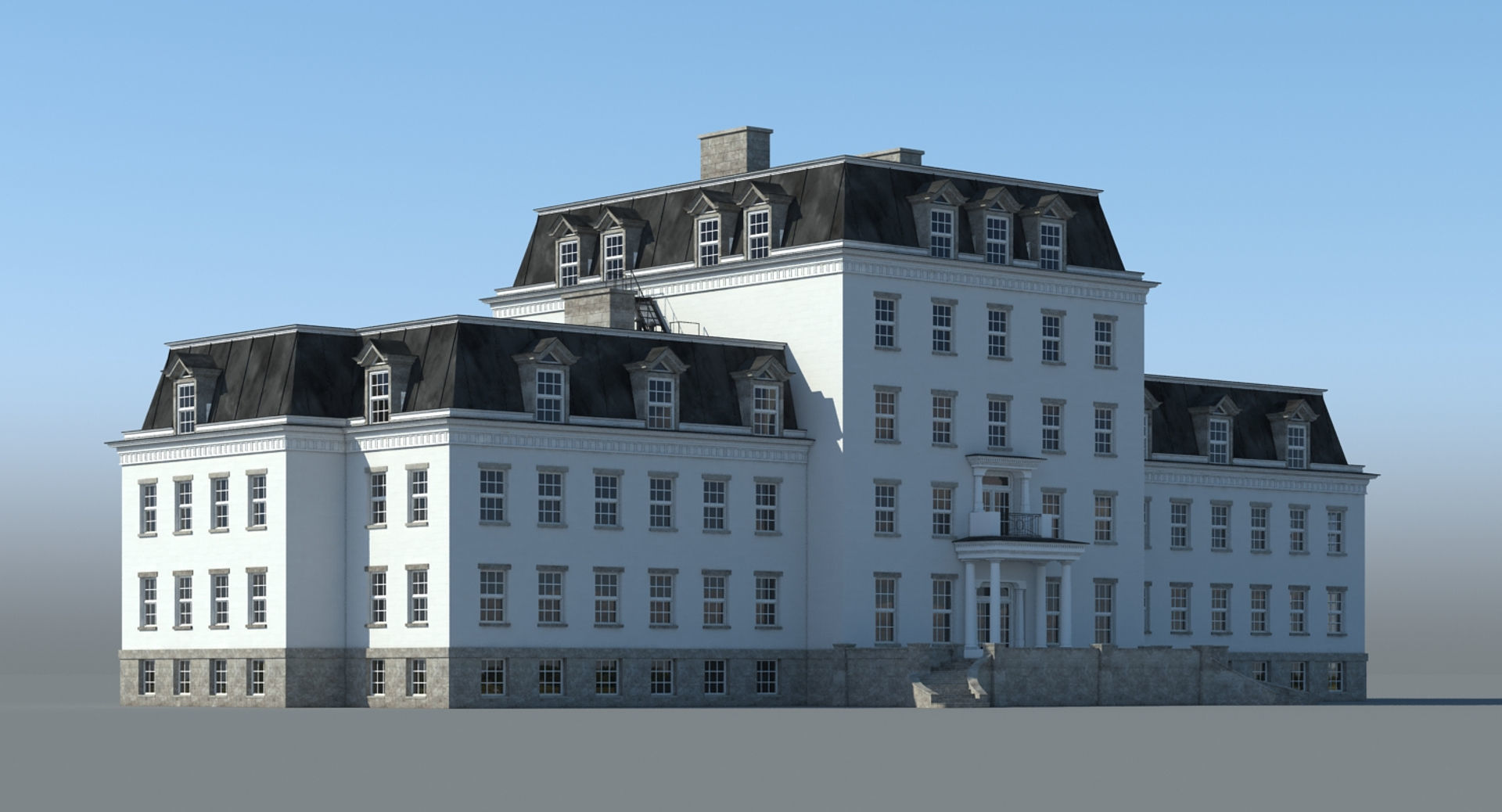 Mansion House 3D model | CGTrader