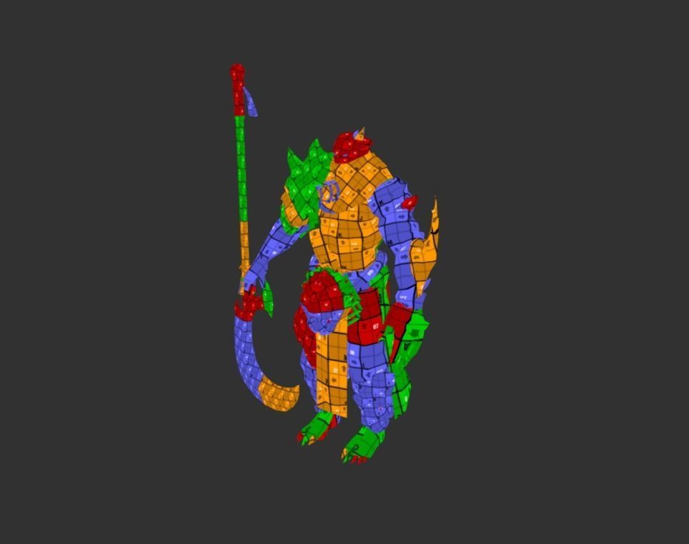 3D model Demon Mutant Wizard VR / AR / low-poly | CGTrader