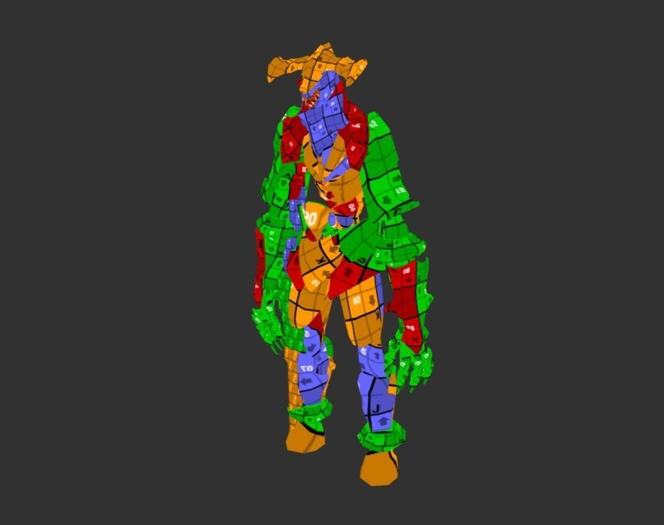 3D model Demon Skeleton Mutant VR / AR / low-poly | CGTrader