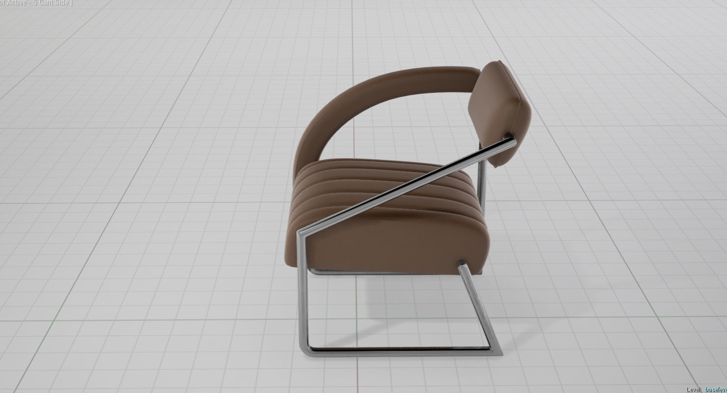 Eileen Gray Non-Conformist Chair UE4 3D model | CGTrader