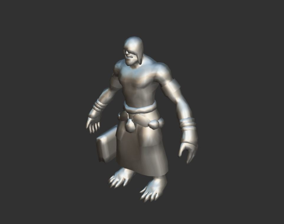 3D model Mutant Orc Wizard VR / AR / low-poly | CGTrader