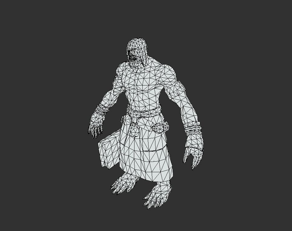 3D model Mutant Orc Wizard VR / AR / low-poly | CGTrader