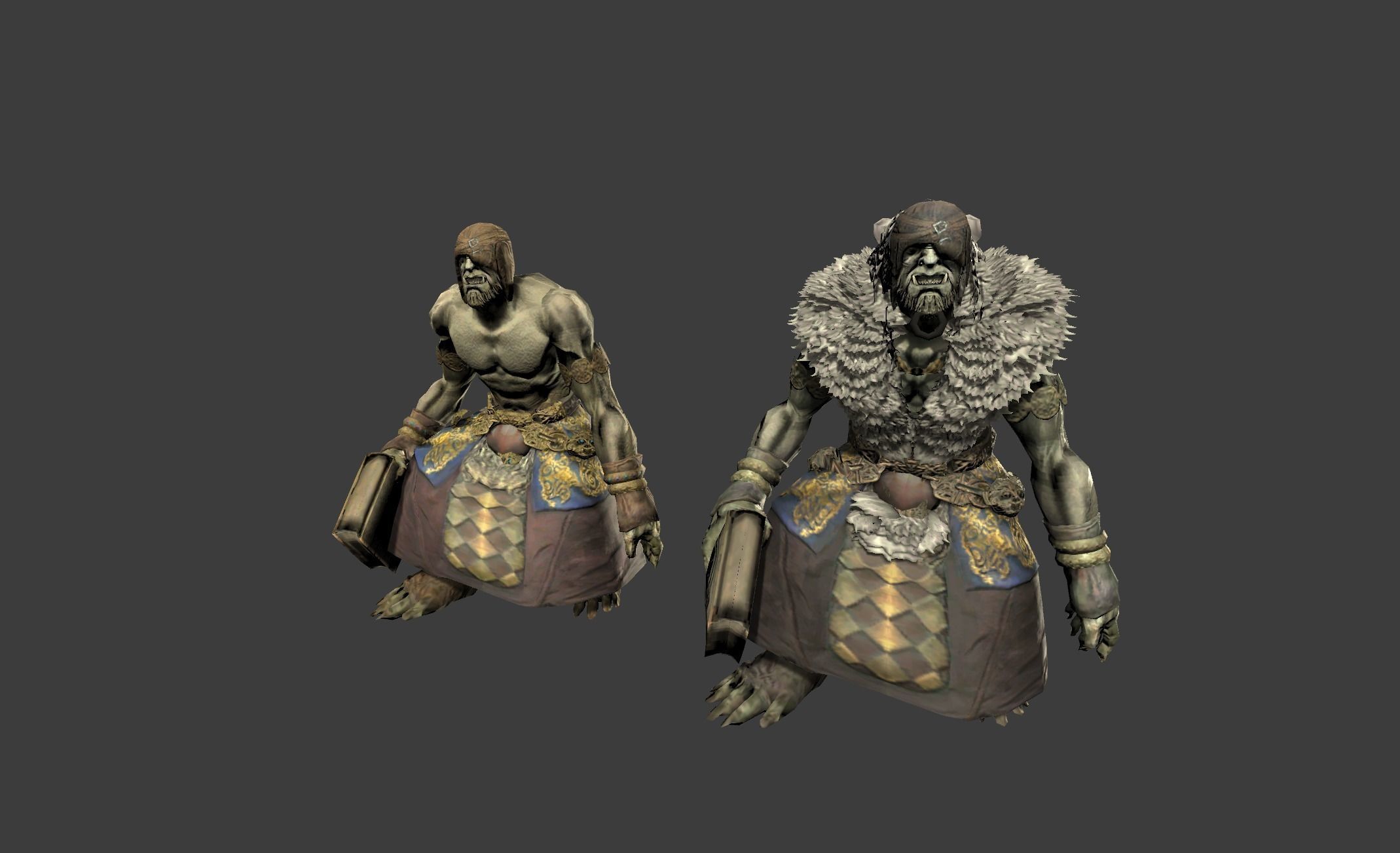 3D model Mutant Orc Wizard VR / AR / low-poly | CGTrader