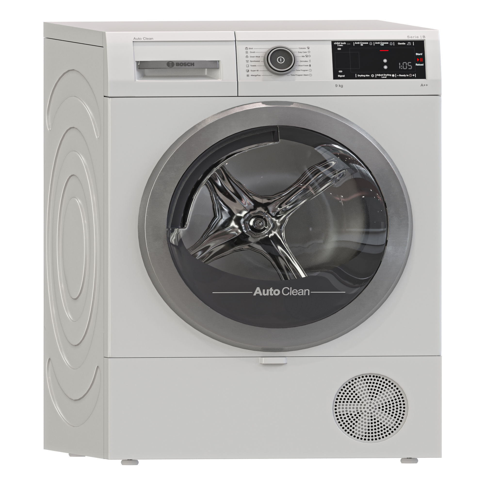 Bosch washing machine and Dryer 3D model | CGTrader