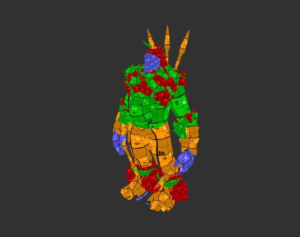 3D model Mutant Orc Assassin VR / AR / low-poly | CGTrader