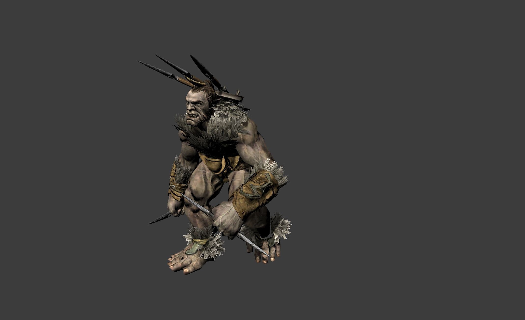 3D model Mutant Orc Assassin VR / AR / low-poly | CGTrader