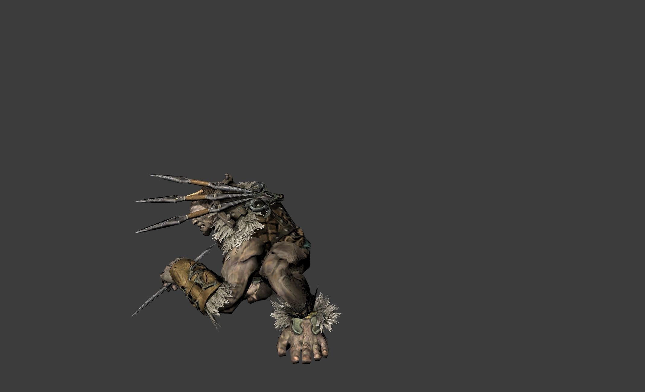 3D model Mutant Orc Assassin VR / AR / low-poly | CGTrader