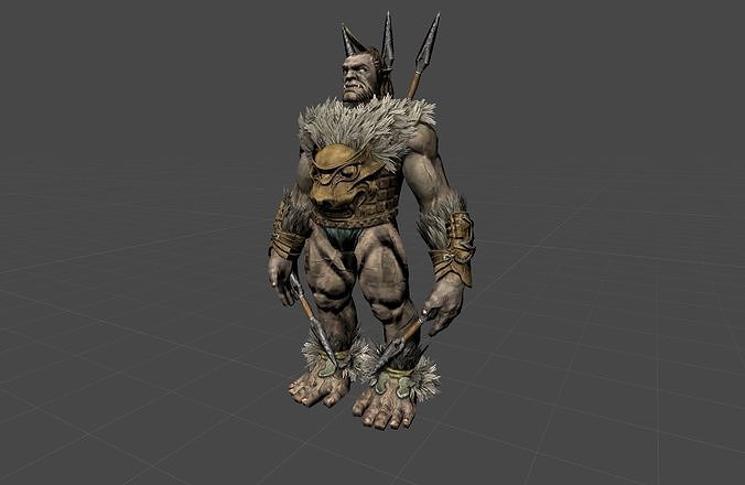 3D model Mutant Orc Assassin VR / AR / low-poly | CGTrader
