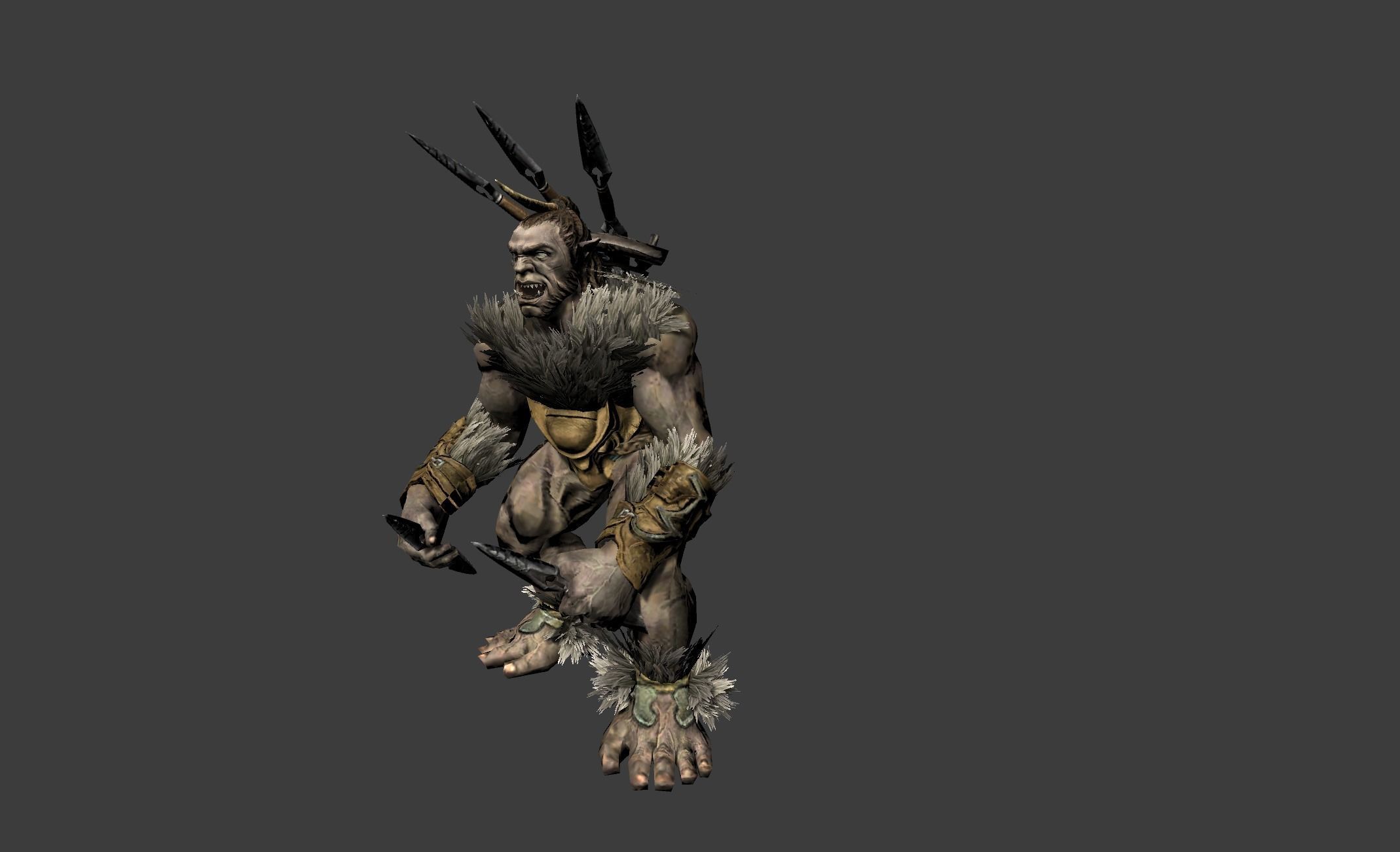 3D model Mutant Orc Assassin VR / AR / low-poly | CGTrader