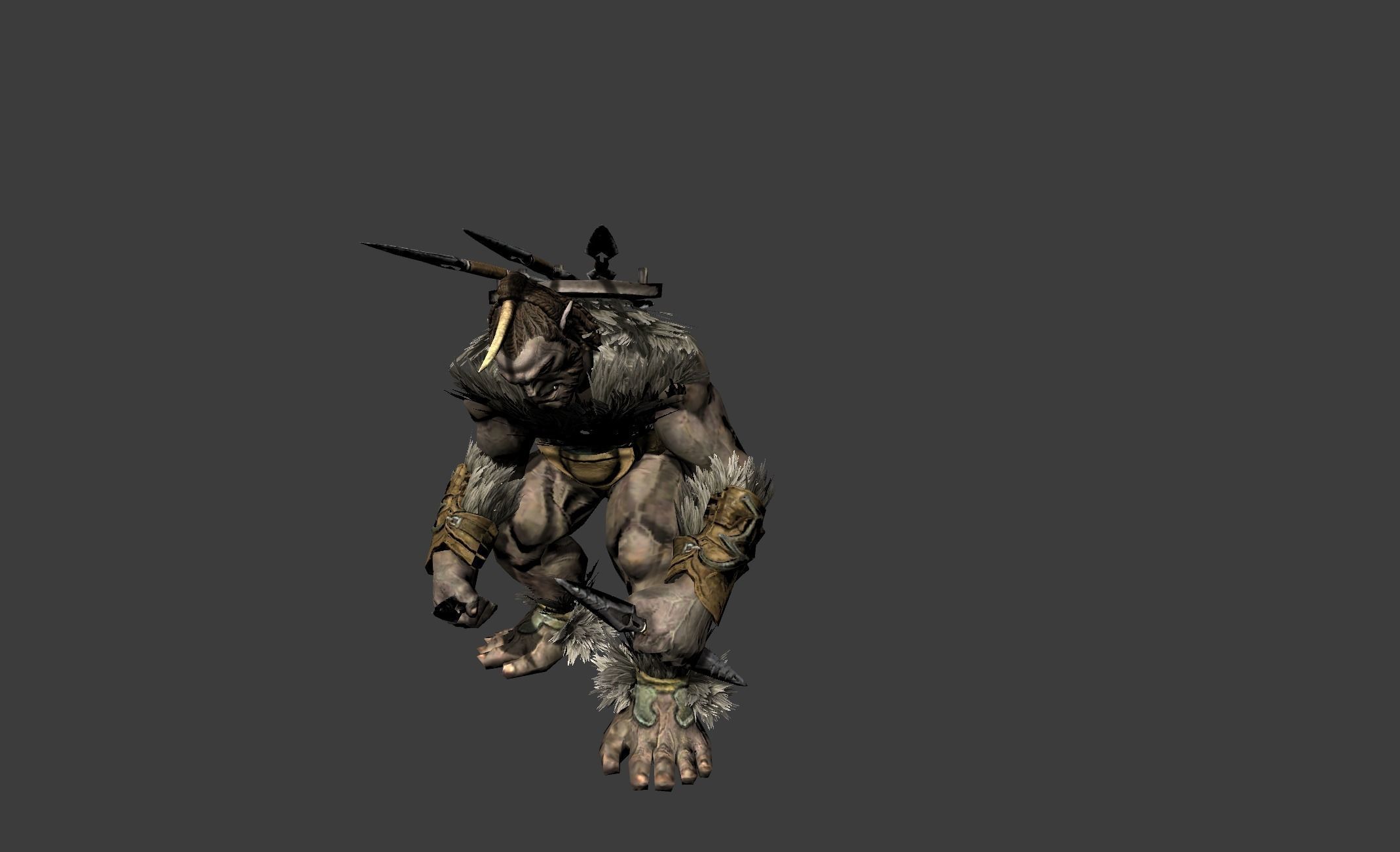 3D model Mutant Orc Assassin VR / AR / low-poly | CGTrader