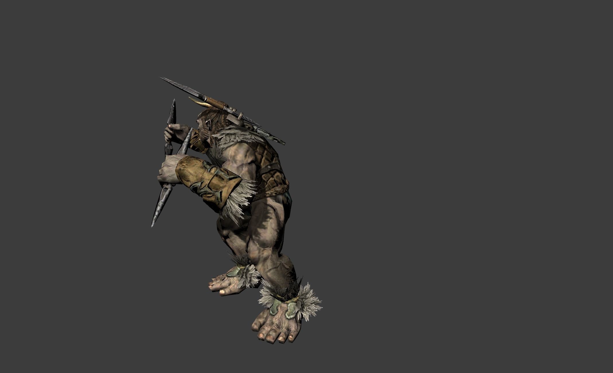 3D model Mutant Orc Assassin VR / AR / low-poly | CGTrader