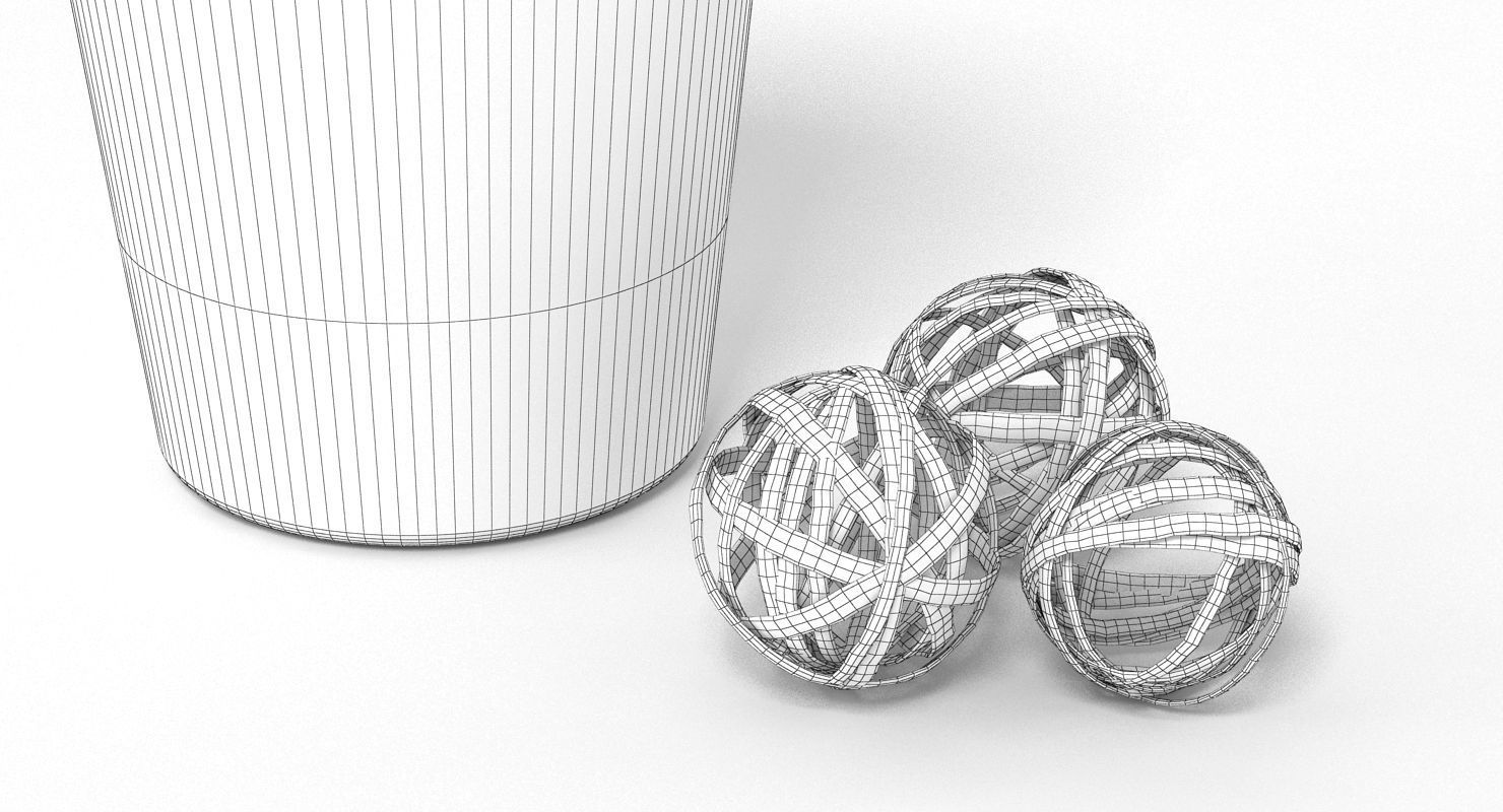 3D model Wicker Decoration VR / AR / low-poly | CGTrader