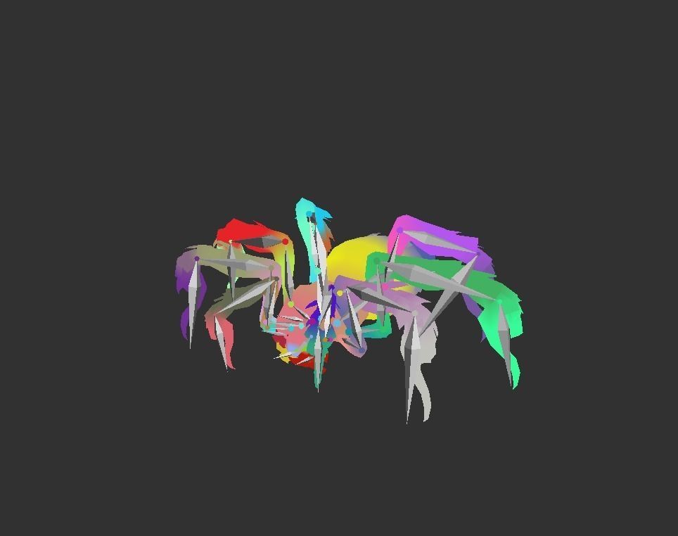 3D model Alien Spider Beast Mutant VR / AR / low-poly | CGTrader