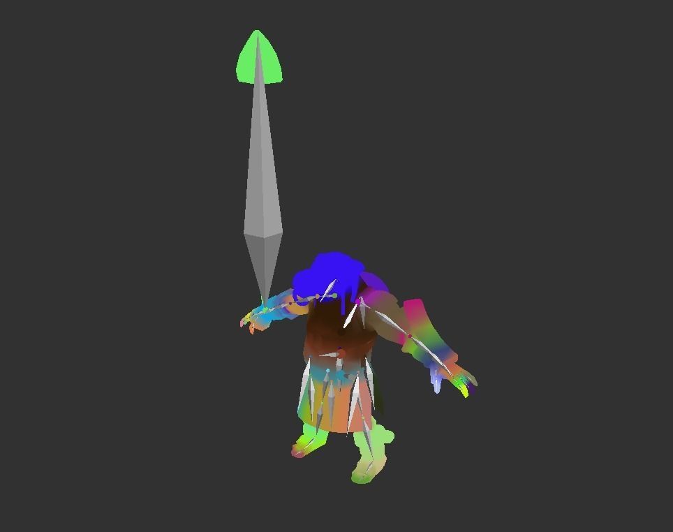 3D model Mutant Troll Warrior VR / AR / low-poly | CGTrader