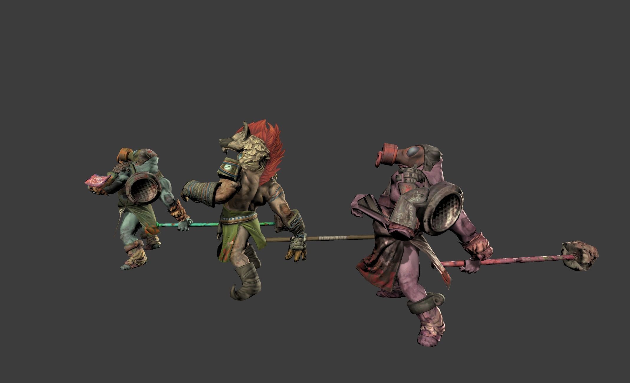 3D model Mutant Troll Warrior VR / AR / low-poly | CGTrader