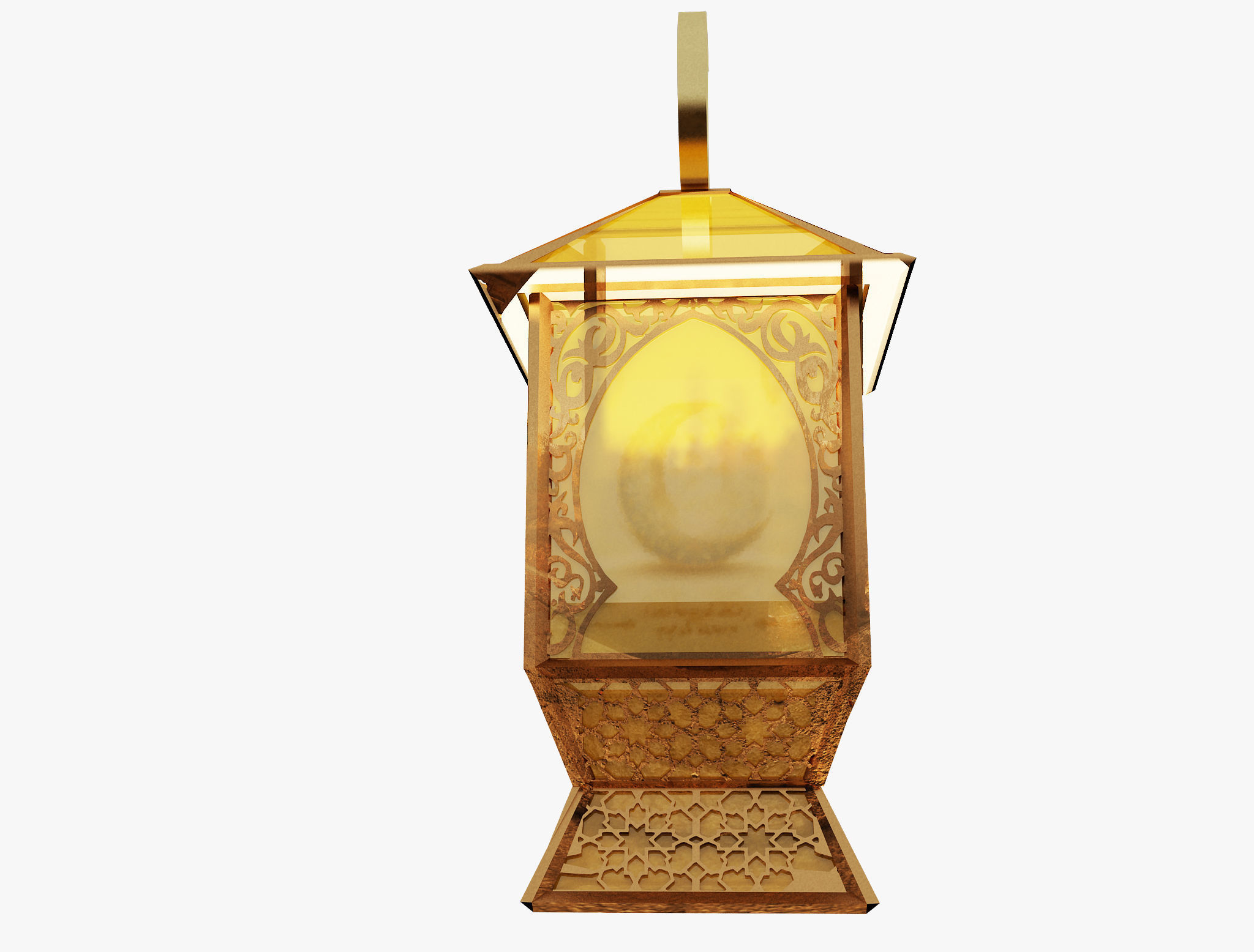 F10b Ramadan lantern fanous 3D model | CGTrader