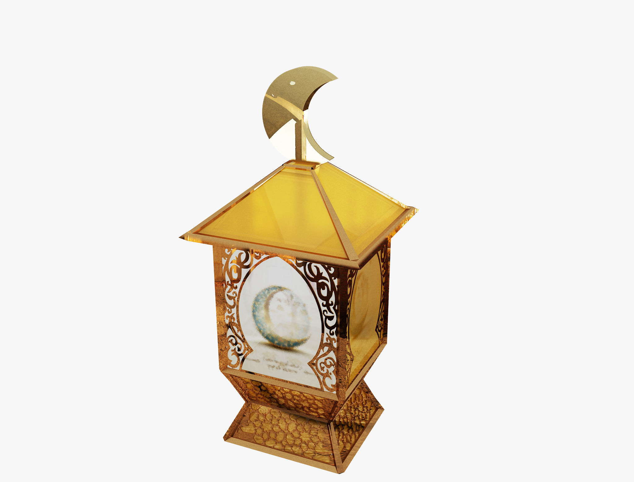 F10b Ramadan lantern fanous 3D model | CGTrader