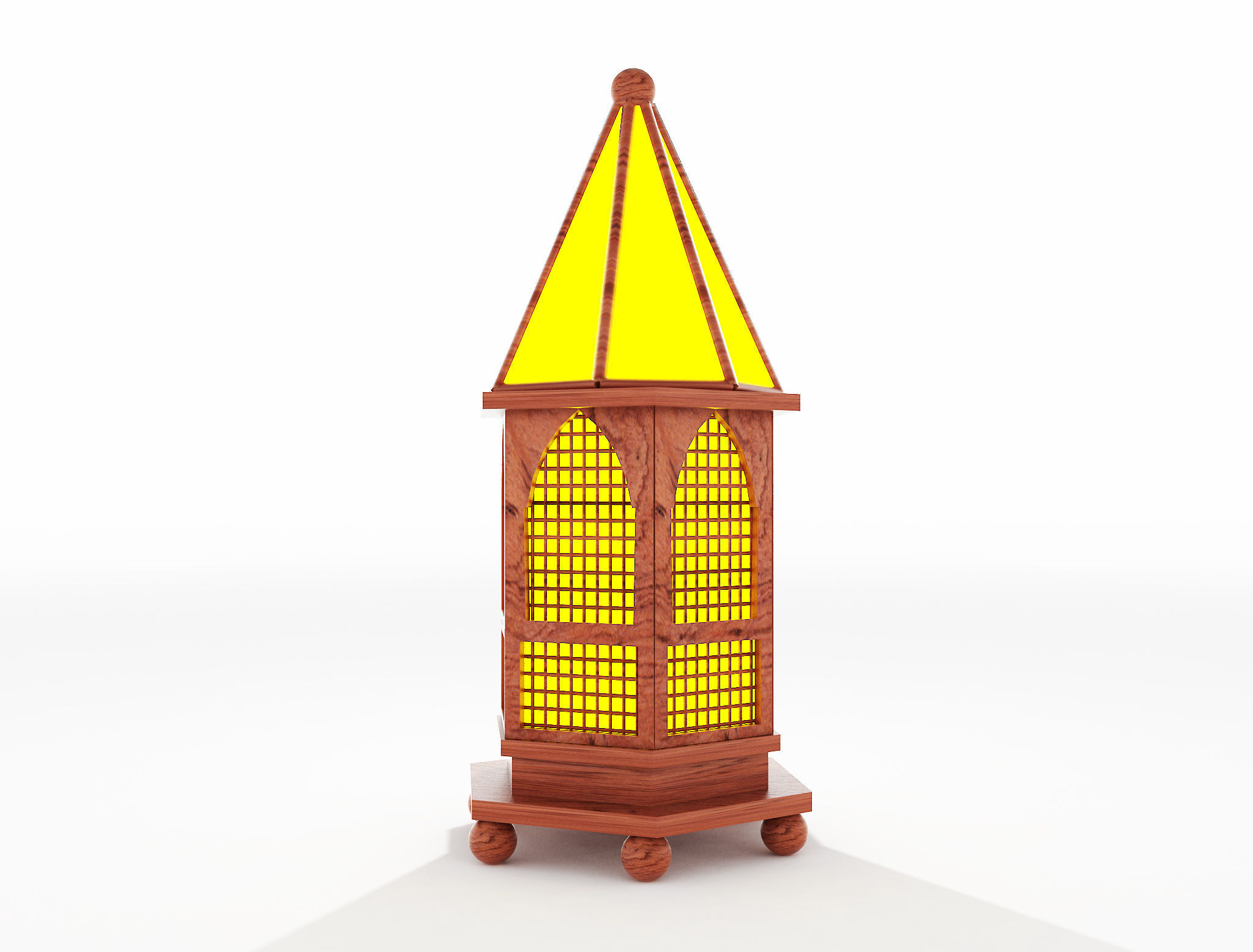f13 Ramadan lantern fanous 3D model | CGTrader